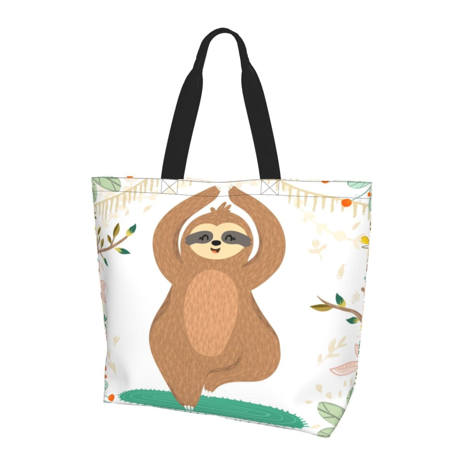 Bingfone Canvas Tote Bag for Women with Inner Pocket Aesthetic Cute ...