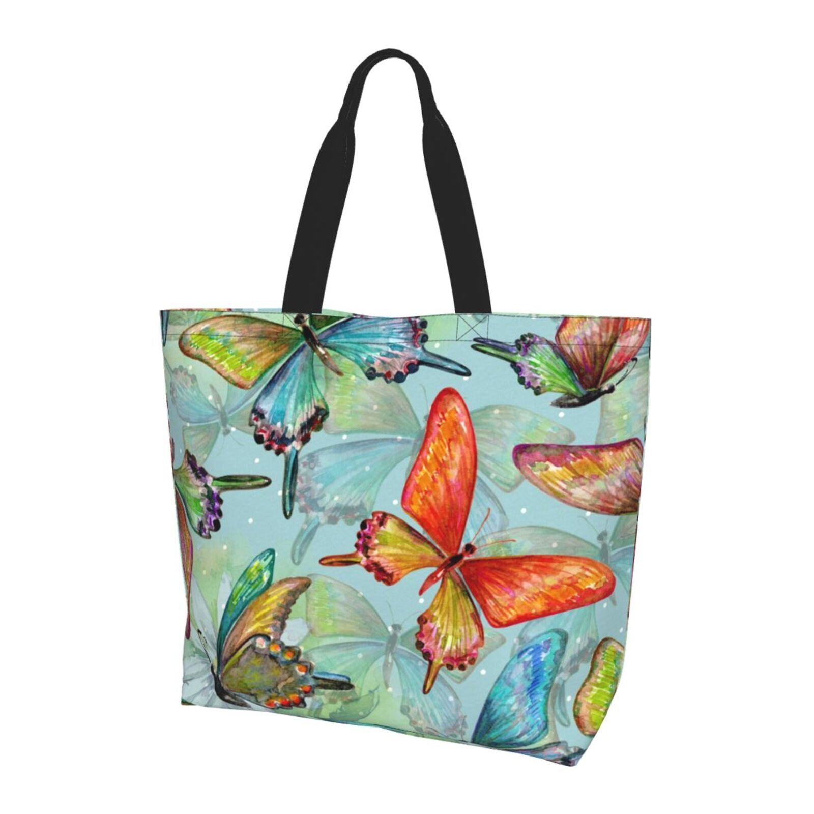 Bingfone Canvas Tote Bag for Women with Inner Pocket Aesthetic Cute ...