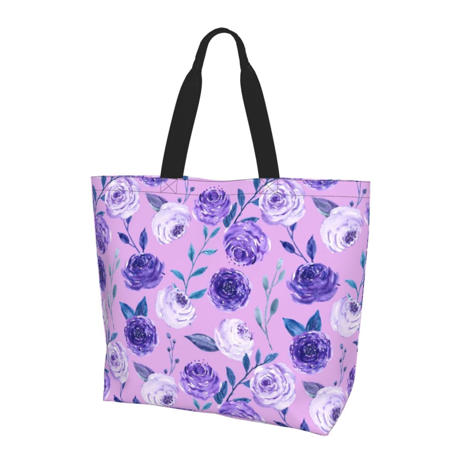 Bingfone Canvas Tote Bag for Women with Inner Pocket Aesthetic Cute ...