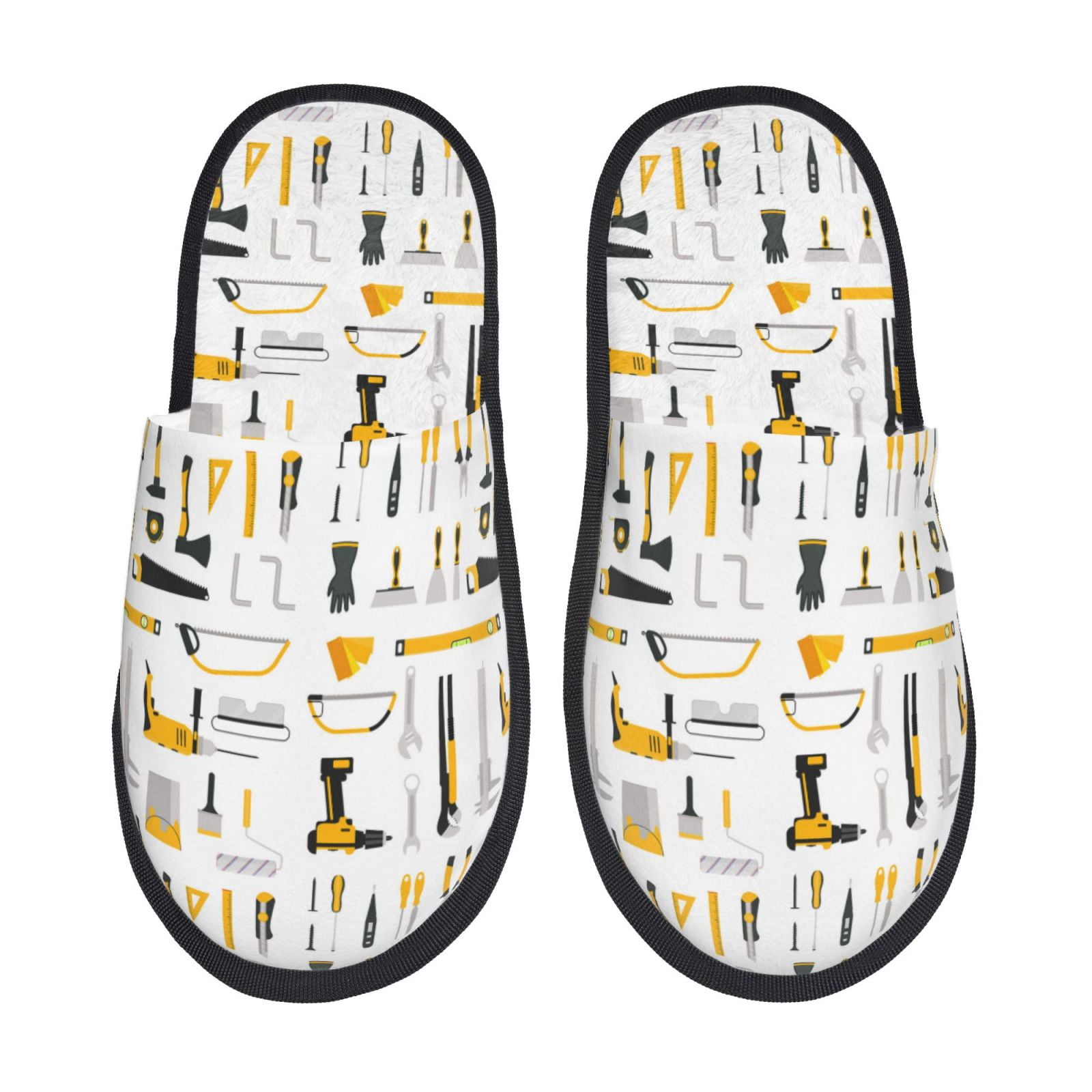 Bingfone Cartoon Color repair Tool House Slippers for Women Men with ...