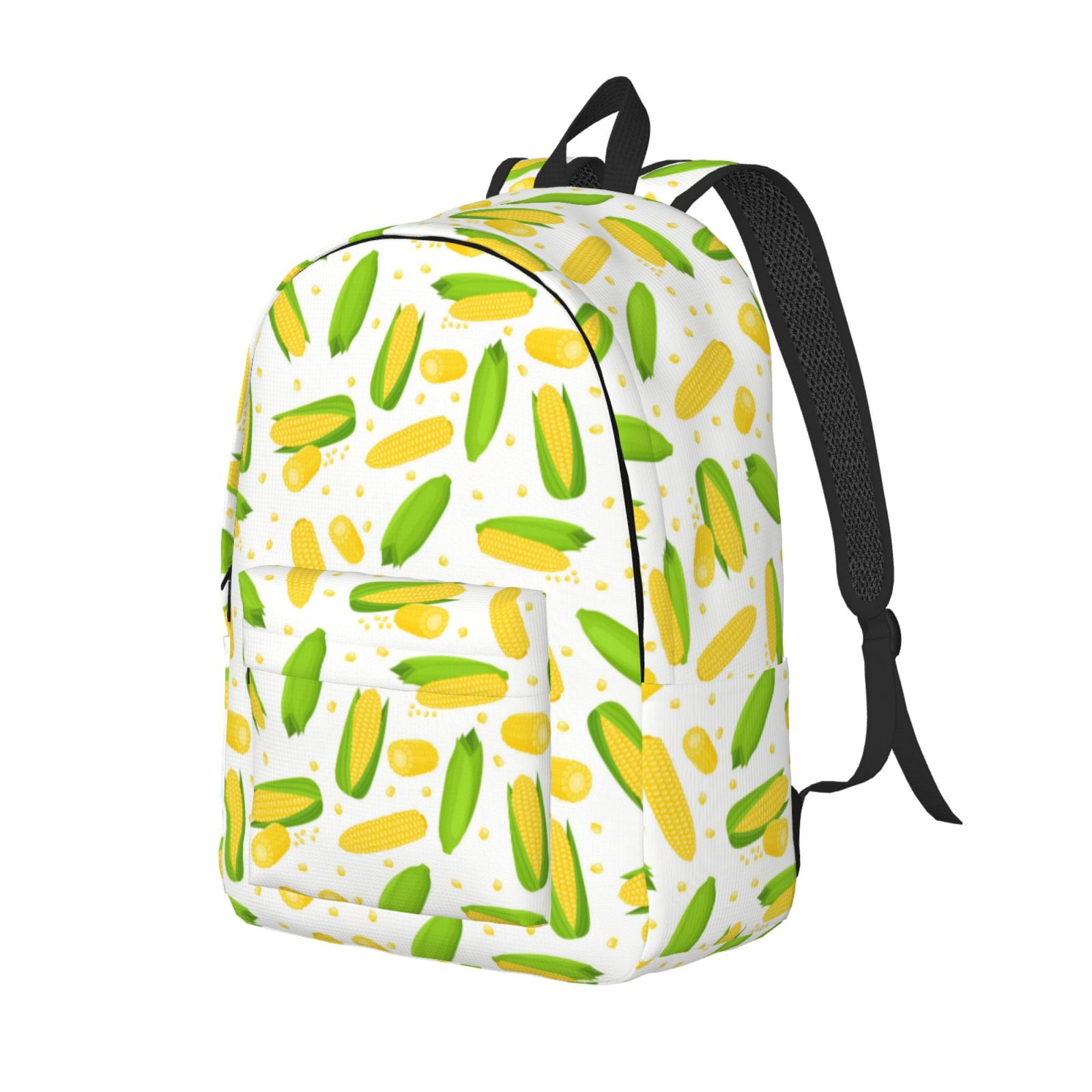 Bingfone Cartoon Corn Print Canvas College Laptop Backpack, Large ...