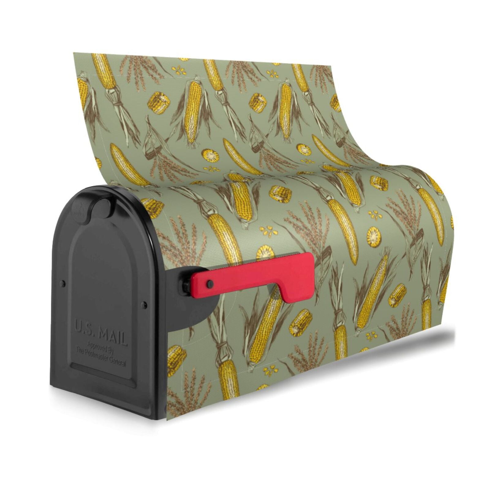 Bingfone Cartoon Corn and Wheat Magnetic Mailbox Cover Standard Size ...