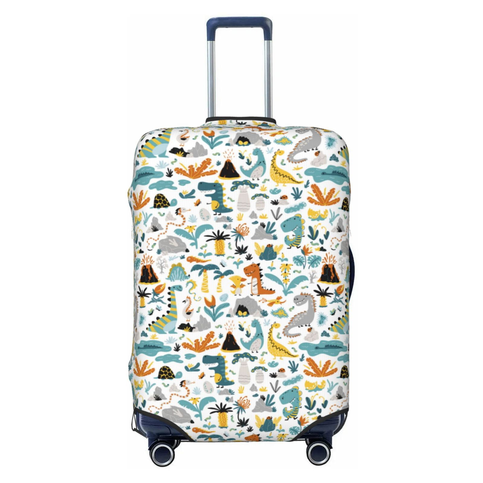 Bingfone Cartoon Dinosaur Luggage Cover Washable Suitcase Cover ...