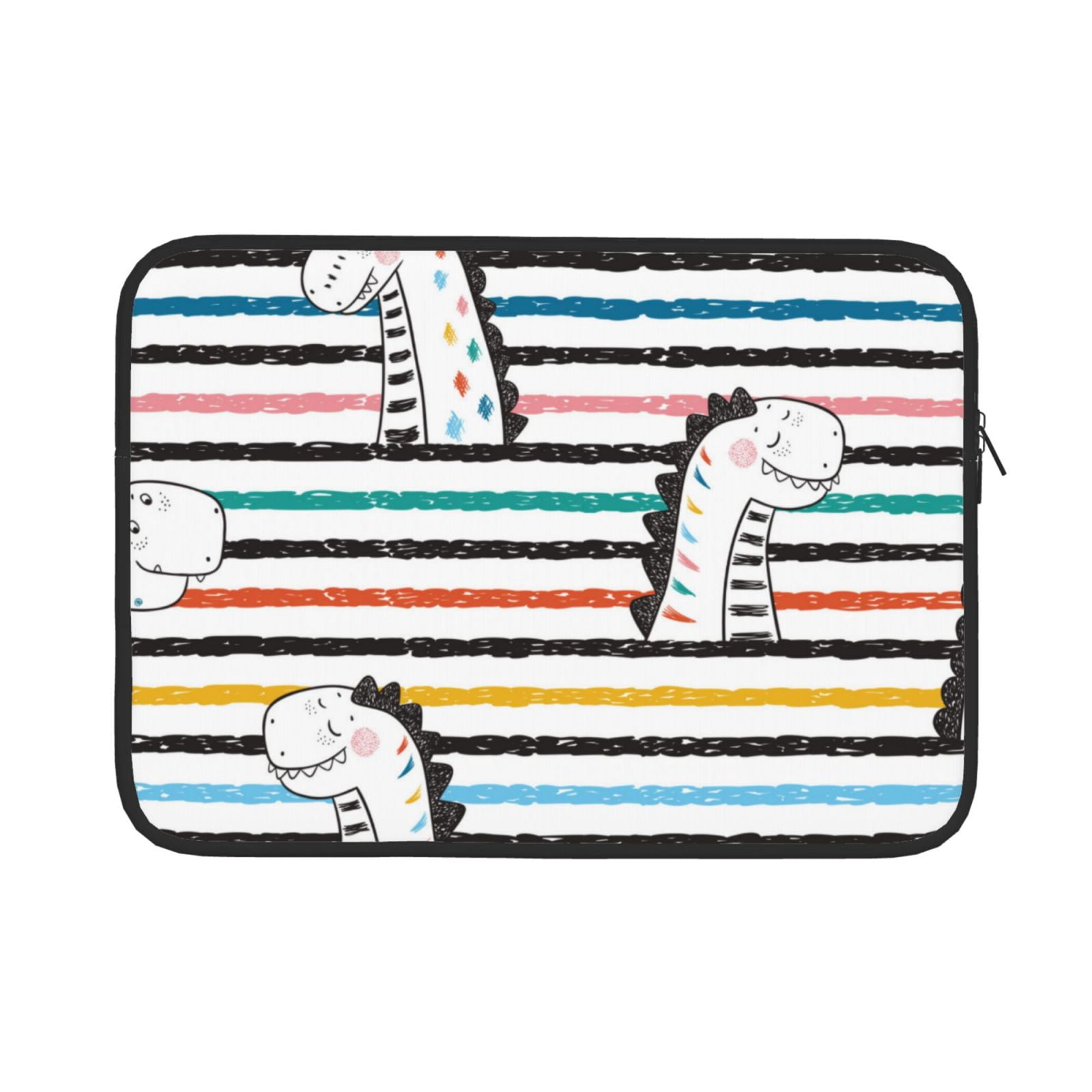 Bingfone Cartoon Dinosaurs Laptop Sleeve Case 13 Inch, 360° Protective ...