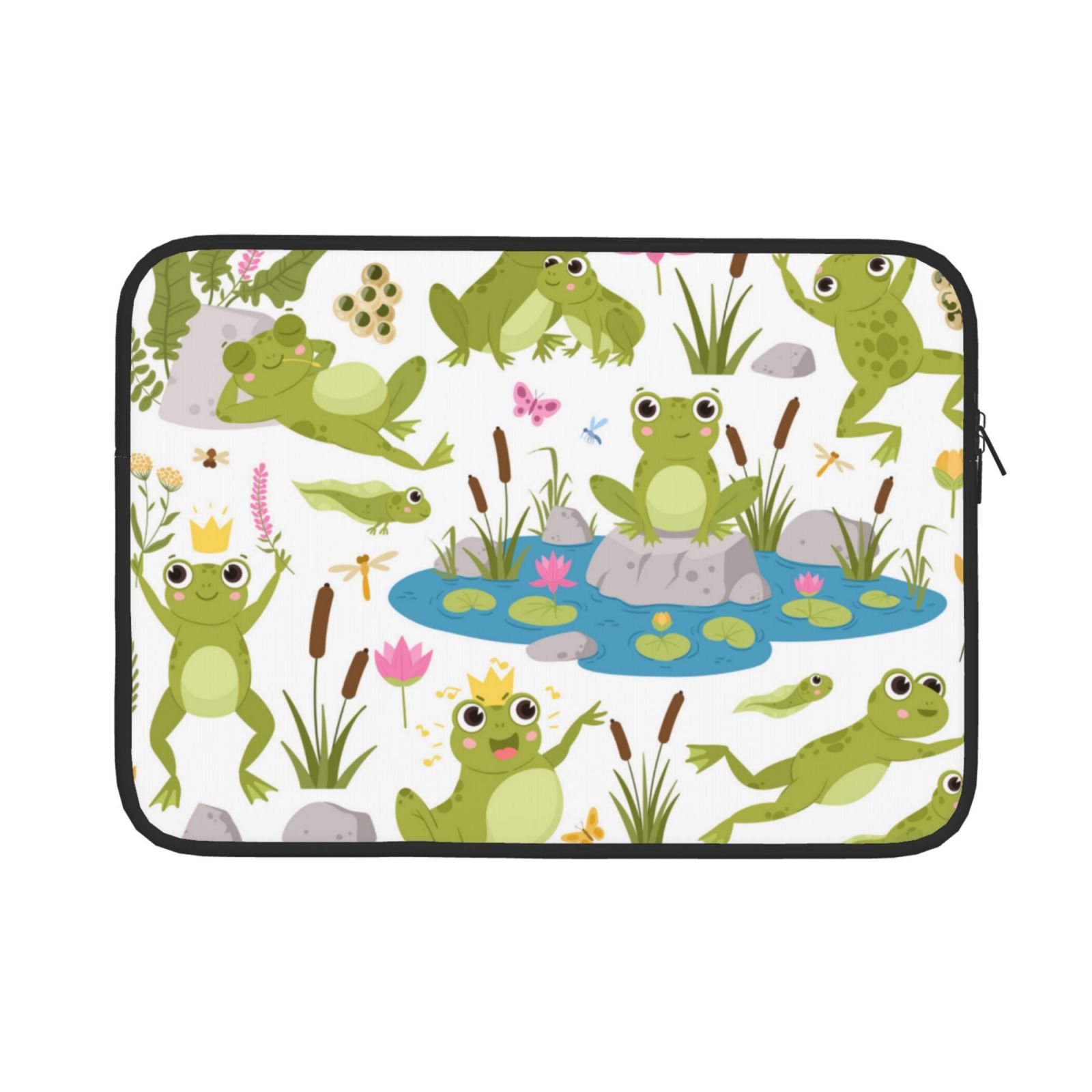 Bingfone Cartoon Frogs Laptop Sleeve Case 15 inch , 360° Protective ...