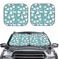 Bingfone Cartoon Funny Goose Windshield Sun Shade 2-Piece Foldable Car ...