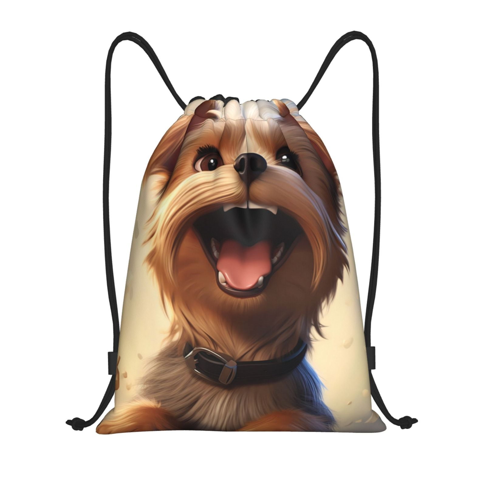 Bingfone Cartoon Happy Cute Puppy Drawstrings Backpacks Bags for Men ...