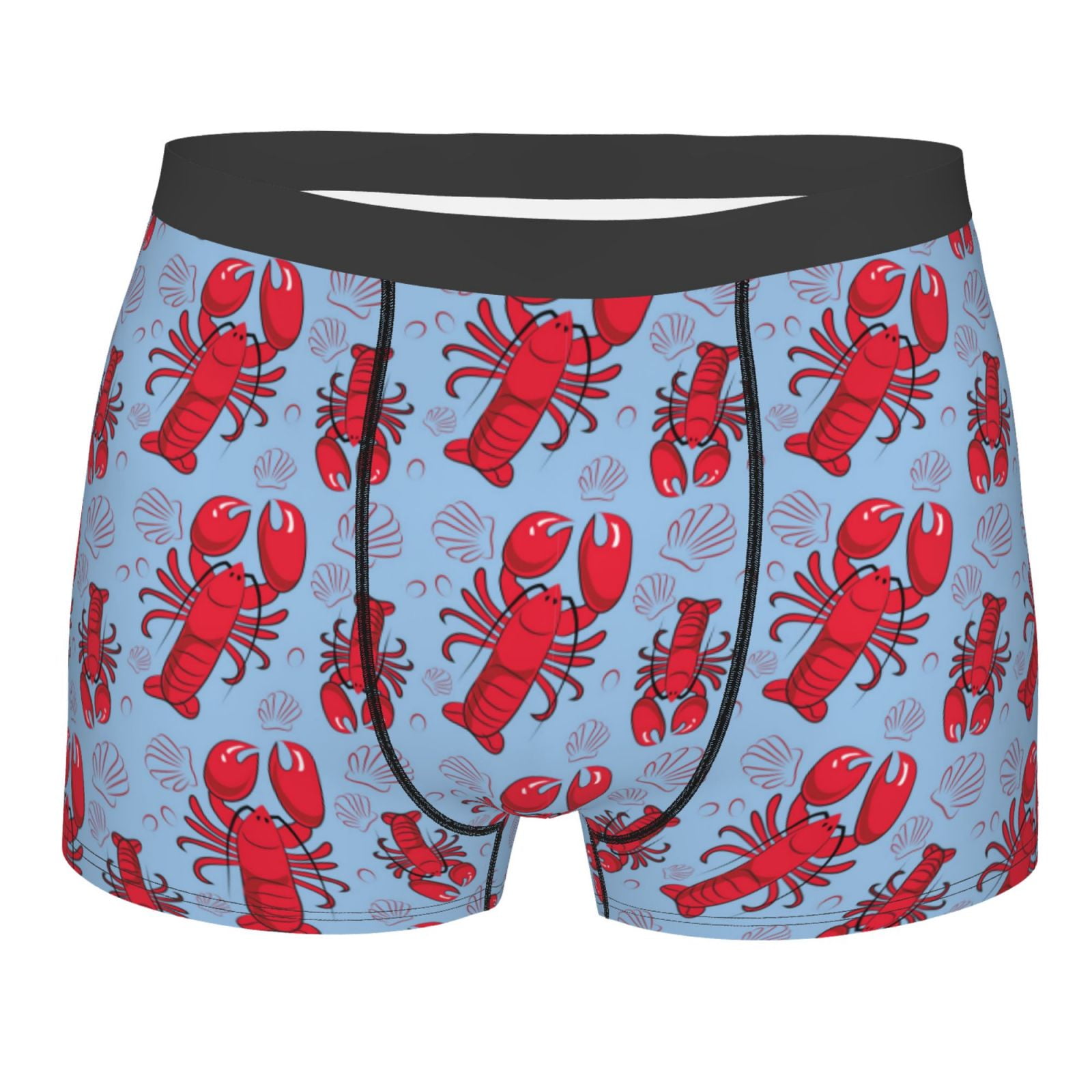 Bingfone Cartoon Lobsters 2 Men's Underwear - Casual Stretch Boxer ...