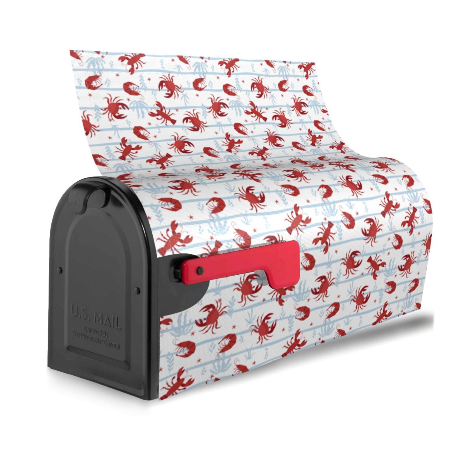 Bingfone Cartoon Lobsters Magnetic Mailbox Cover Standard Size for ...