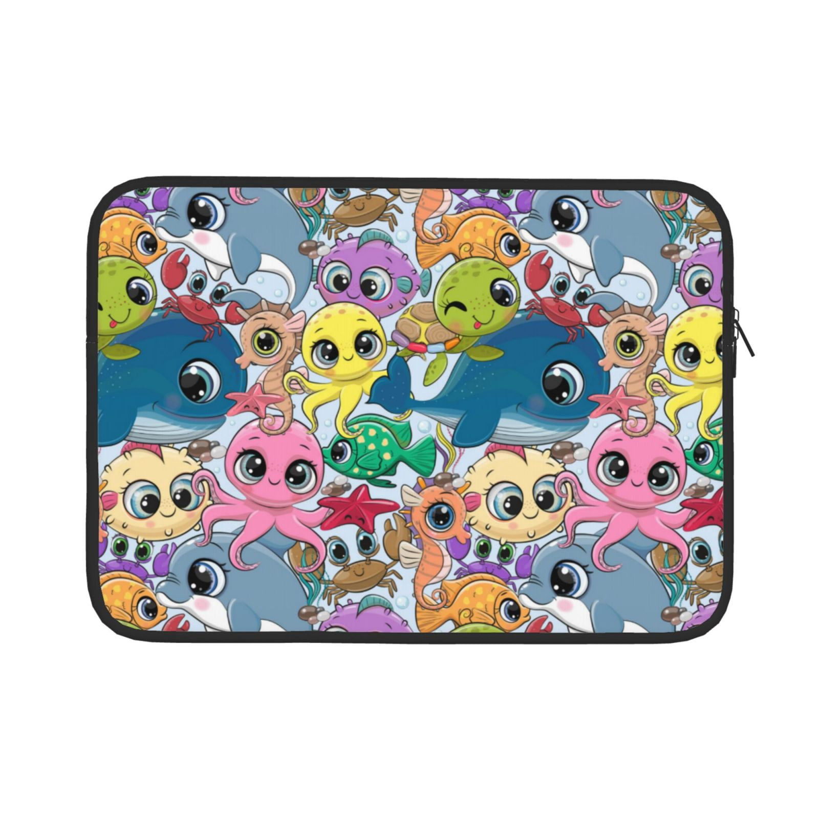 Bingfone Cartoon Marine Animals Laptop Sleeve Case 13 inch , 360 ...