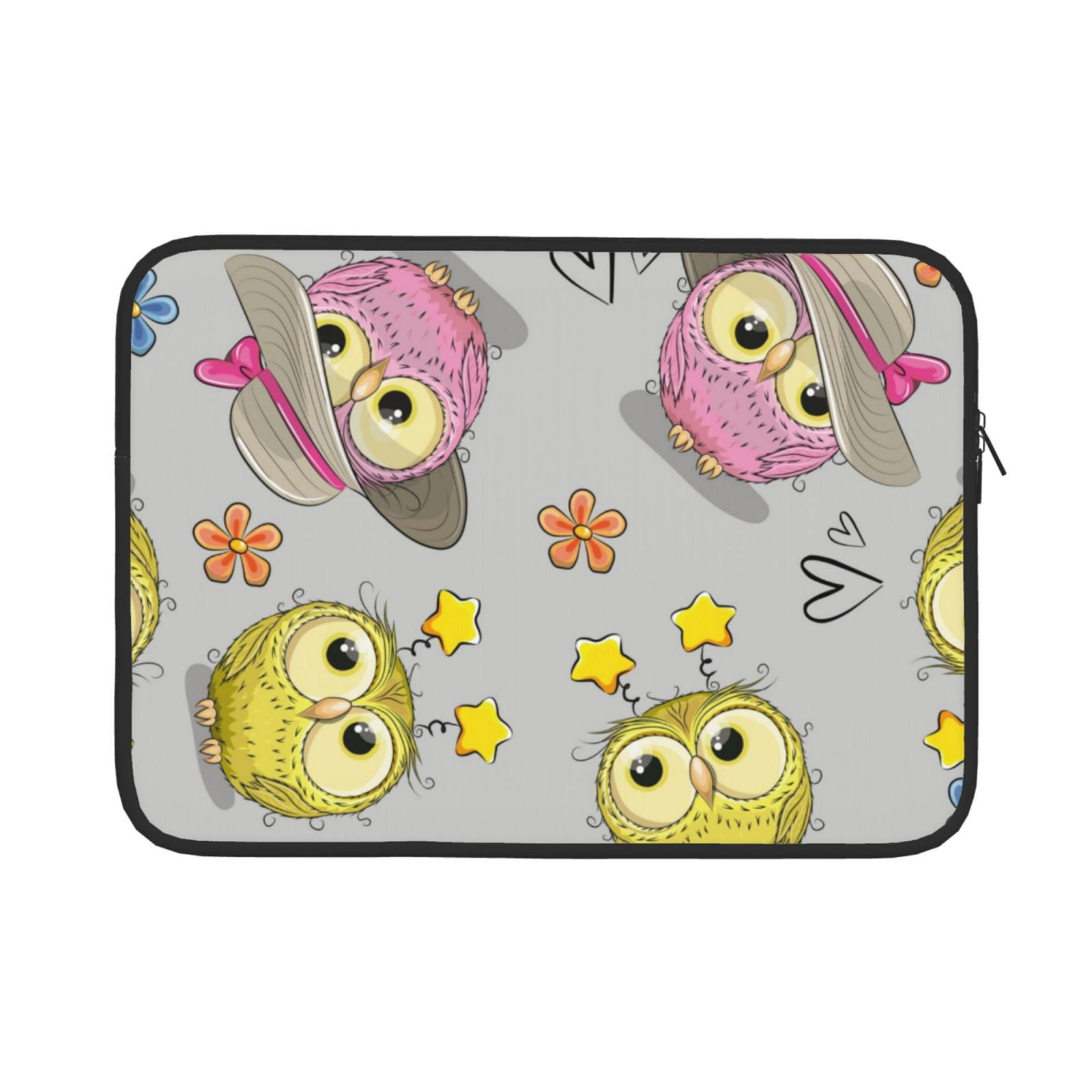 Bingfone Cartoon Owls Laptop Sleeve Case 13 inch , 360° Protective ...