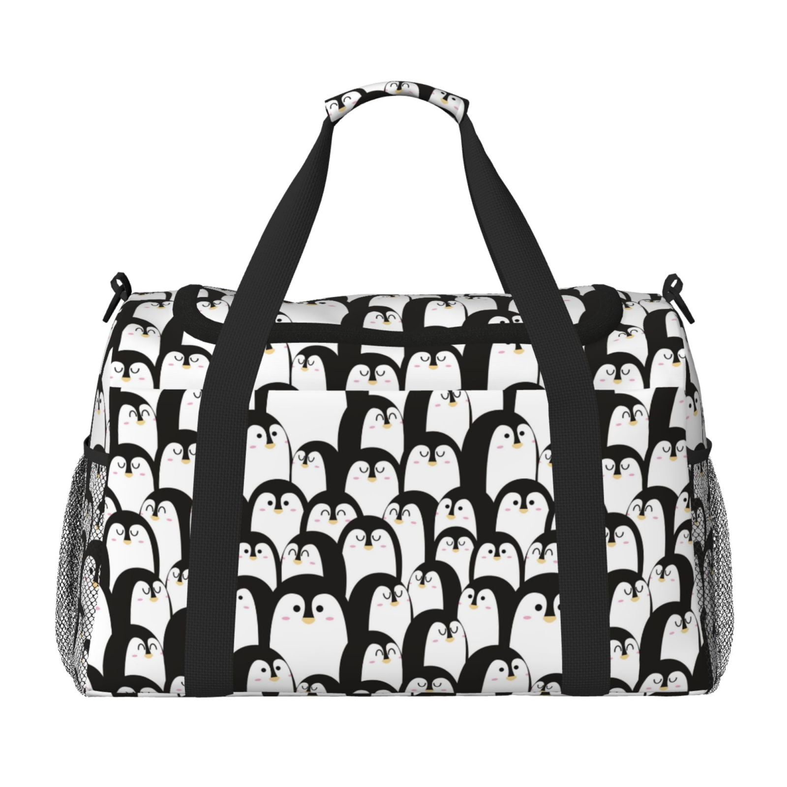 Bingfone Cartoon Penguin Print Travel Duffel Tote Bag,Waterproof ...