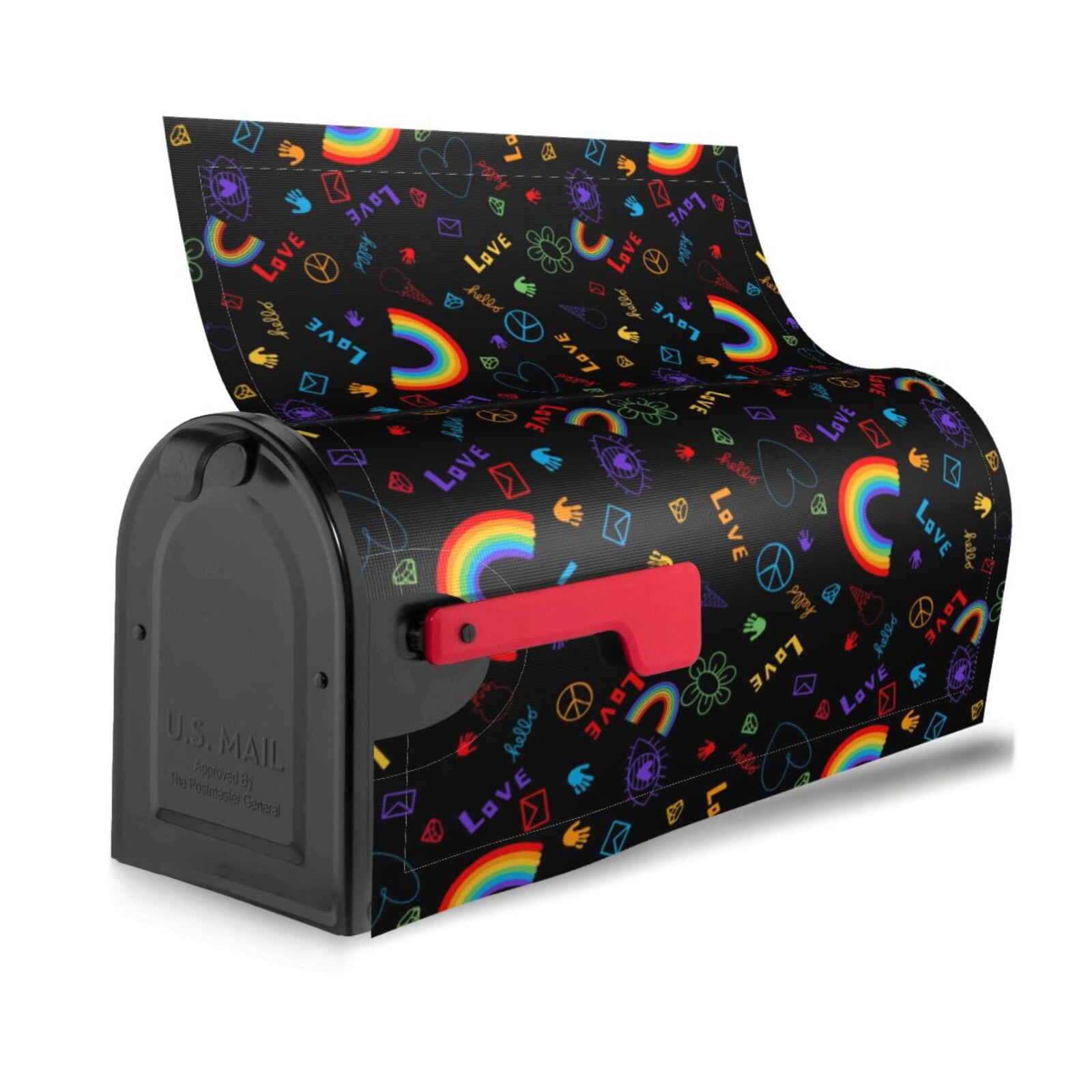 Bingfone Cartoon Pride Lgbt Magnetic Mailbox Cover Standard Size for ...