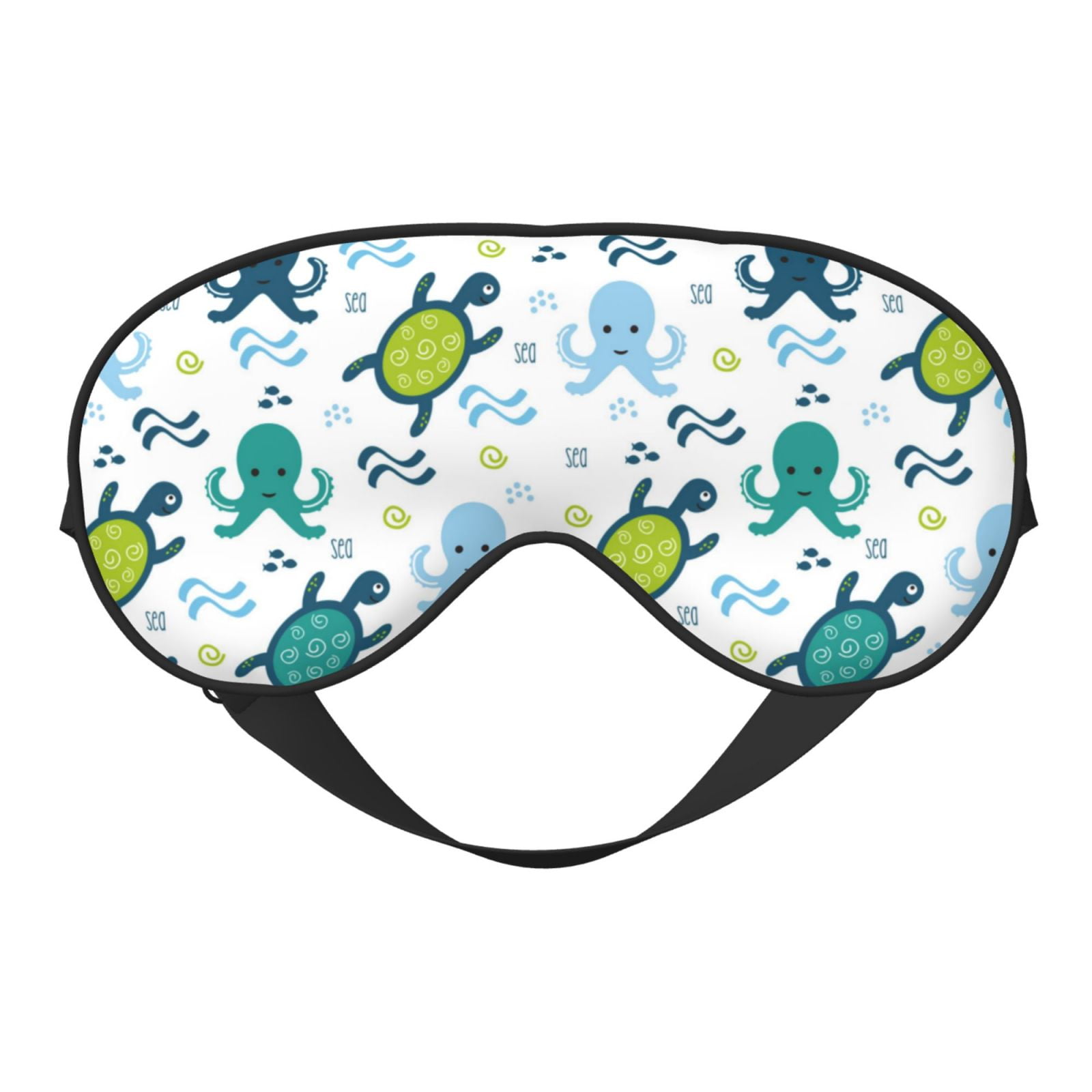 Bingfone Cartoon Sea Creatures for Sleep Mask Eye Mask for Sleeping ...