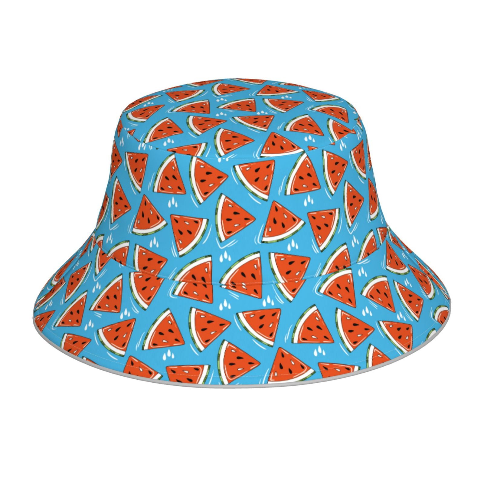 Bingfone Cartoon Watermelon Bucket Hat for Men Women,Packable ...
