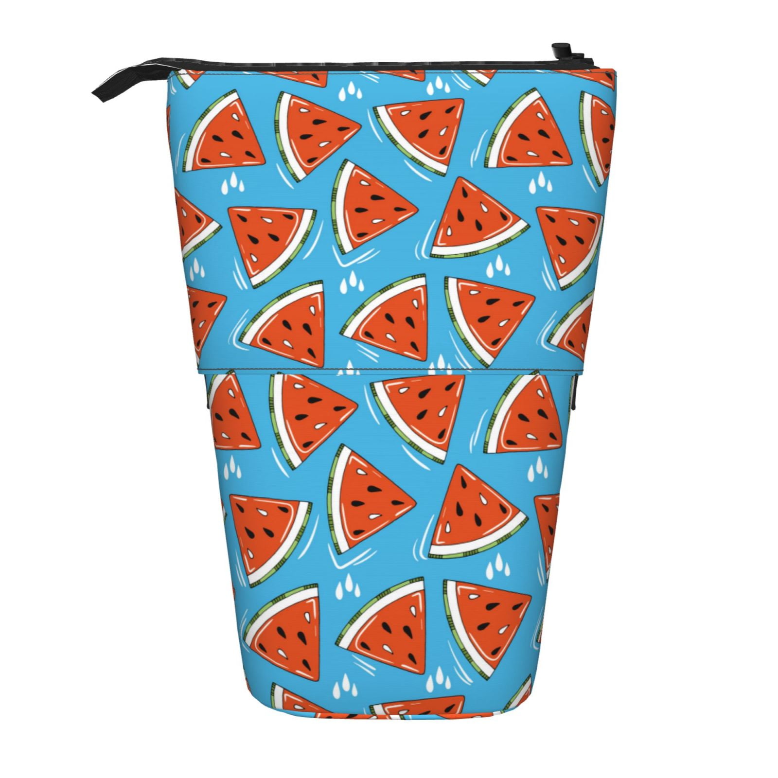 Bingfone Cartoon Watermelon Print Telescopic Pencil Bag Pen Holder Pop ...