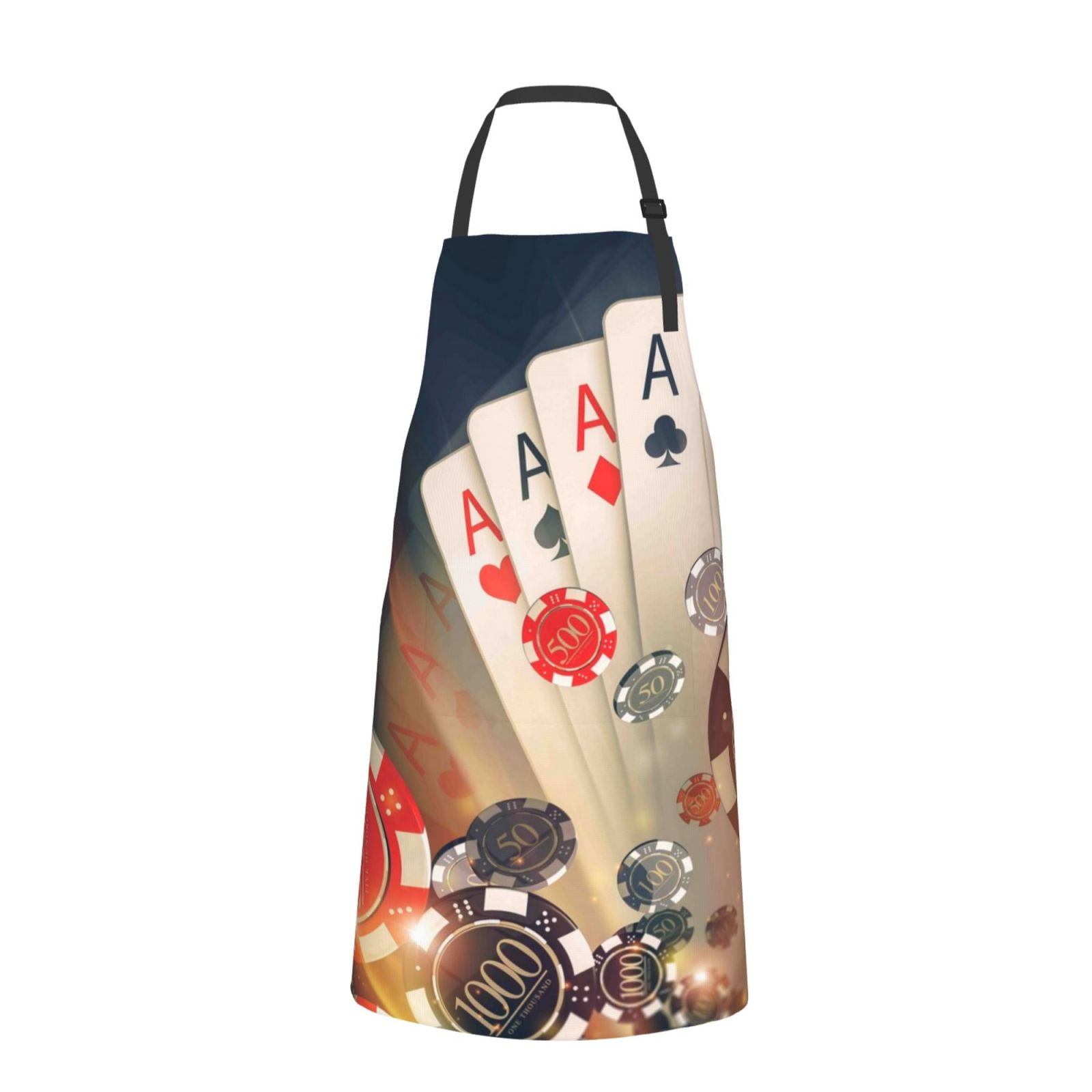 Bingfone Casino Poker Chips Apron Gifts For Men, Women Professional ...
