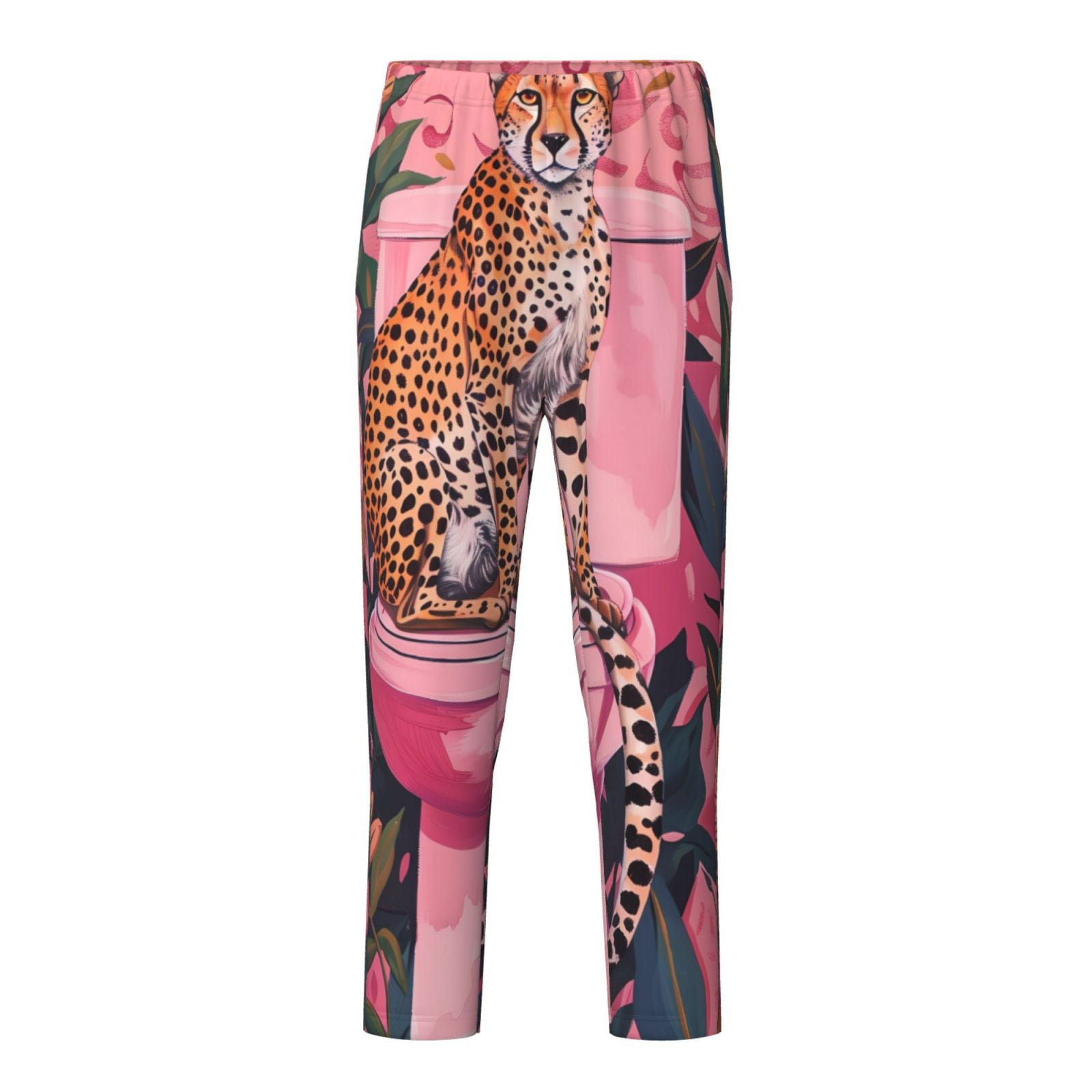 Bingfone Cheetah On Toilet Humor Art Print Boys Girls Pajama Pants ...