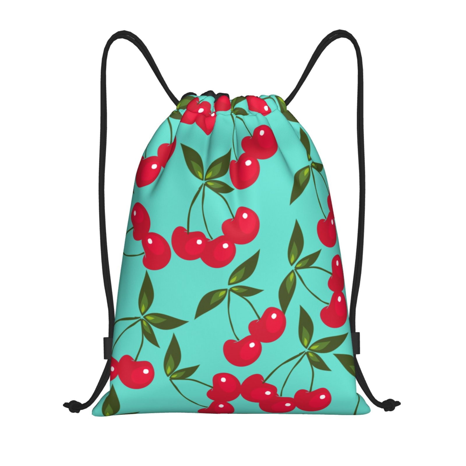 Bingfone Cherry Drawstrings Backpacks Bags For Men Women Gym ...