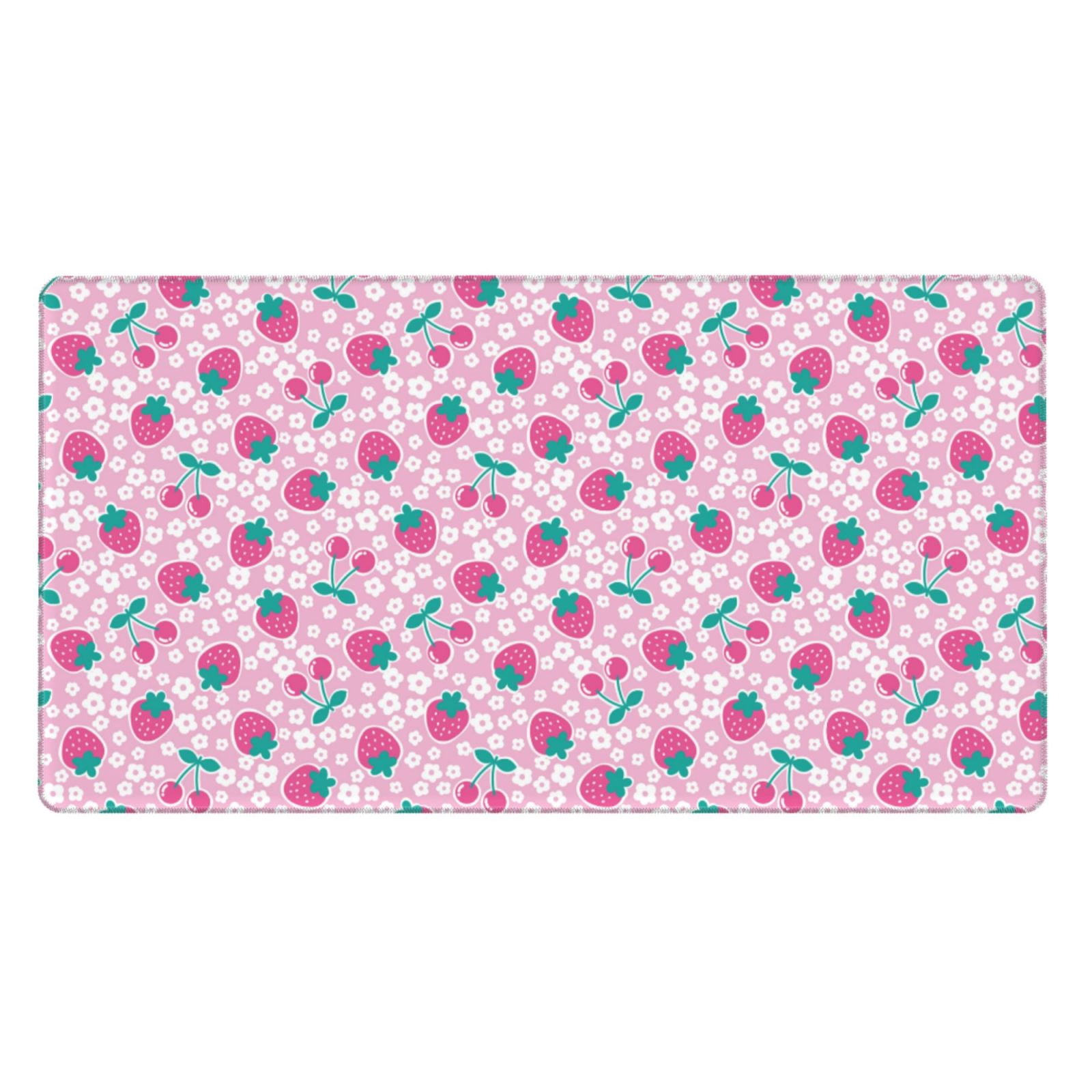 Bingfone Cherry Strawberry Large Gaming Mouse Pad,Extended Desk ...