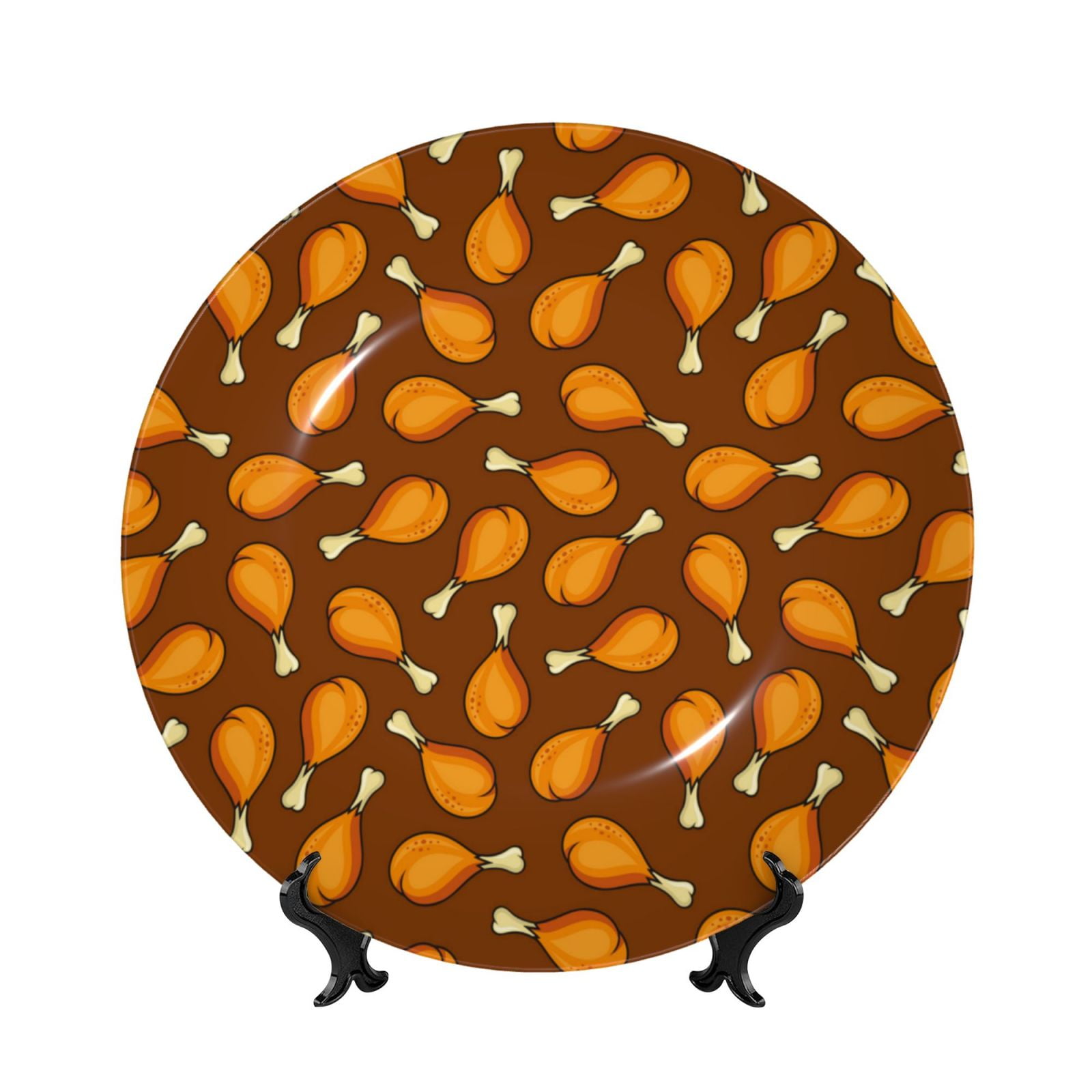 Bingfone Chicken Legs 1 Print Bone China Dinner Decorative Plates ...