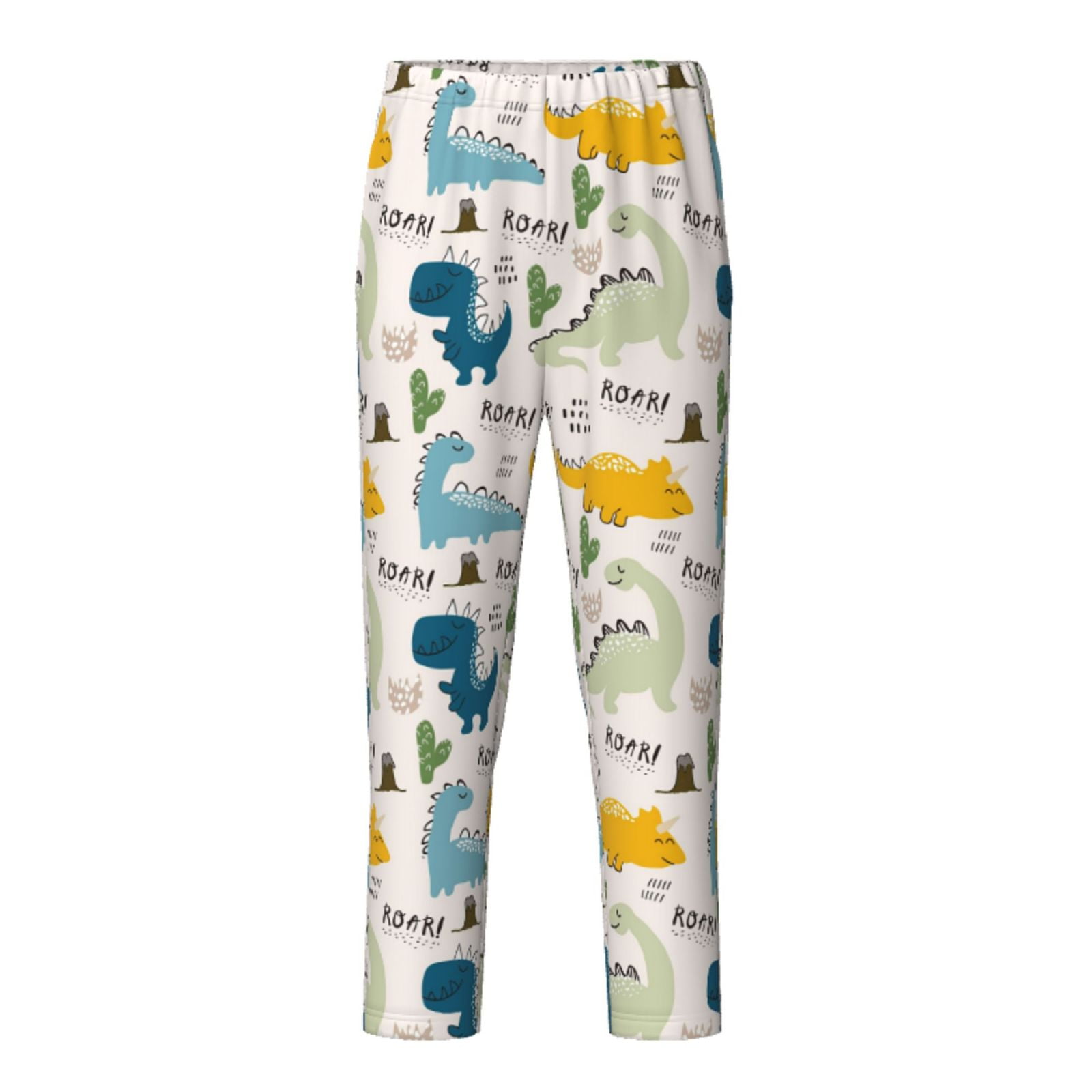 Bingfone Childish Dinosaur Print Boys Girls Pajama Pants Lounge Pants ...