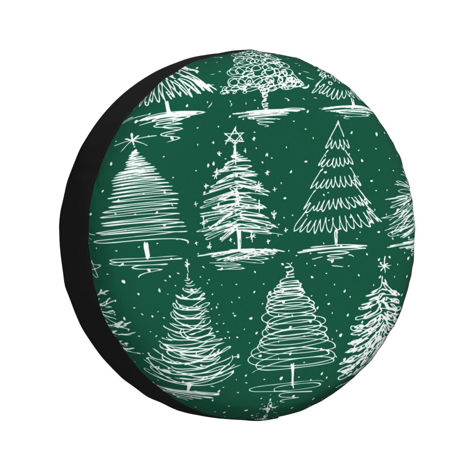 Bingfone Christmas Trees Spare Tire Cover Weatherproof Universal Wheel ...