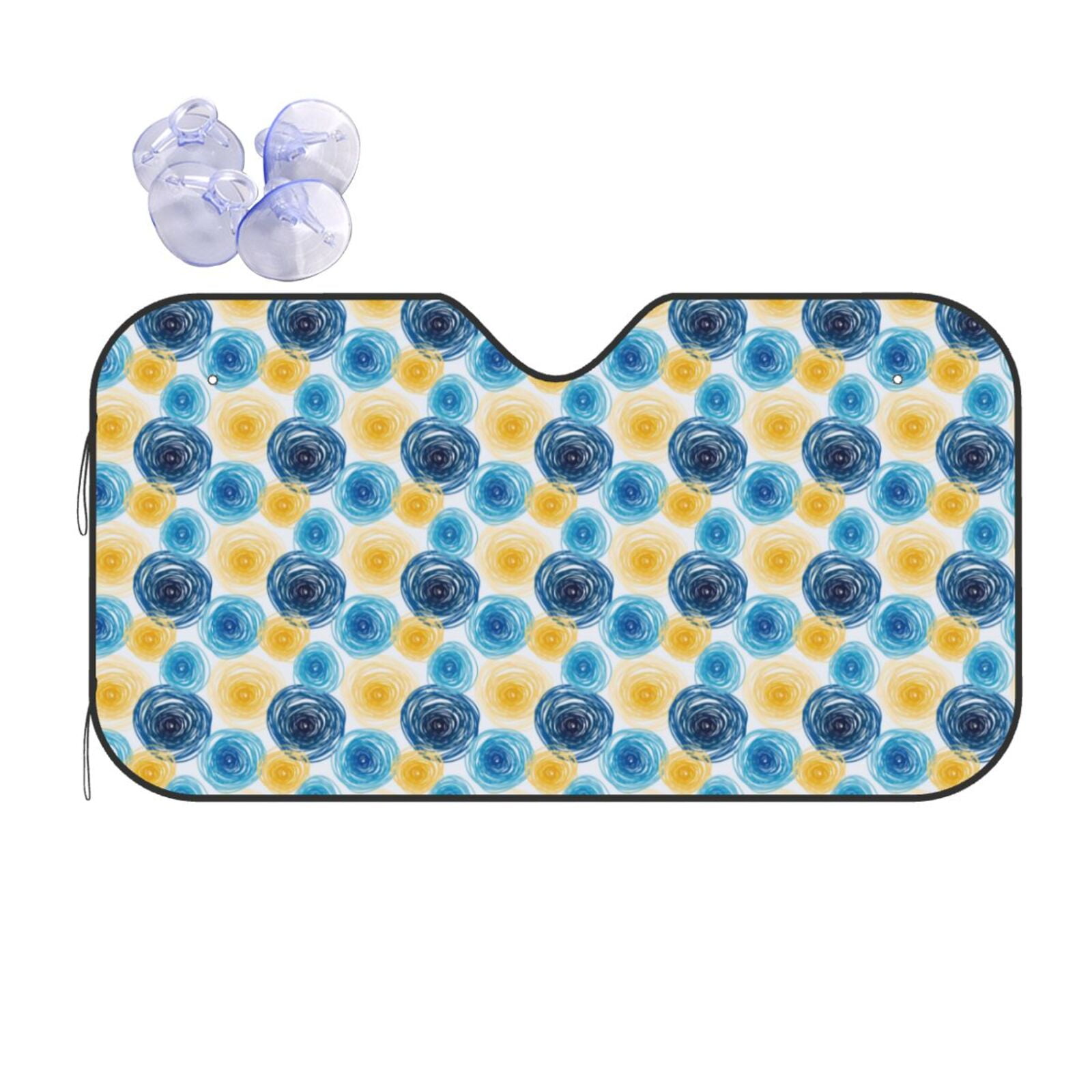 Bingfone Circular Car Windshield Sun Shade Protector Keep Your Vehicle ...