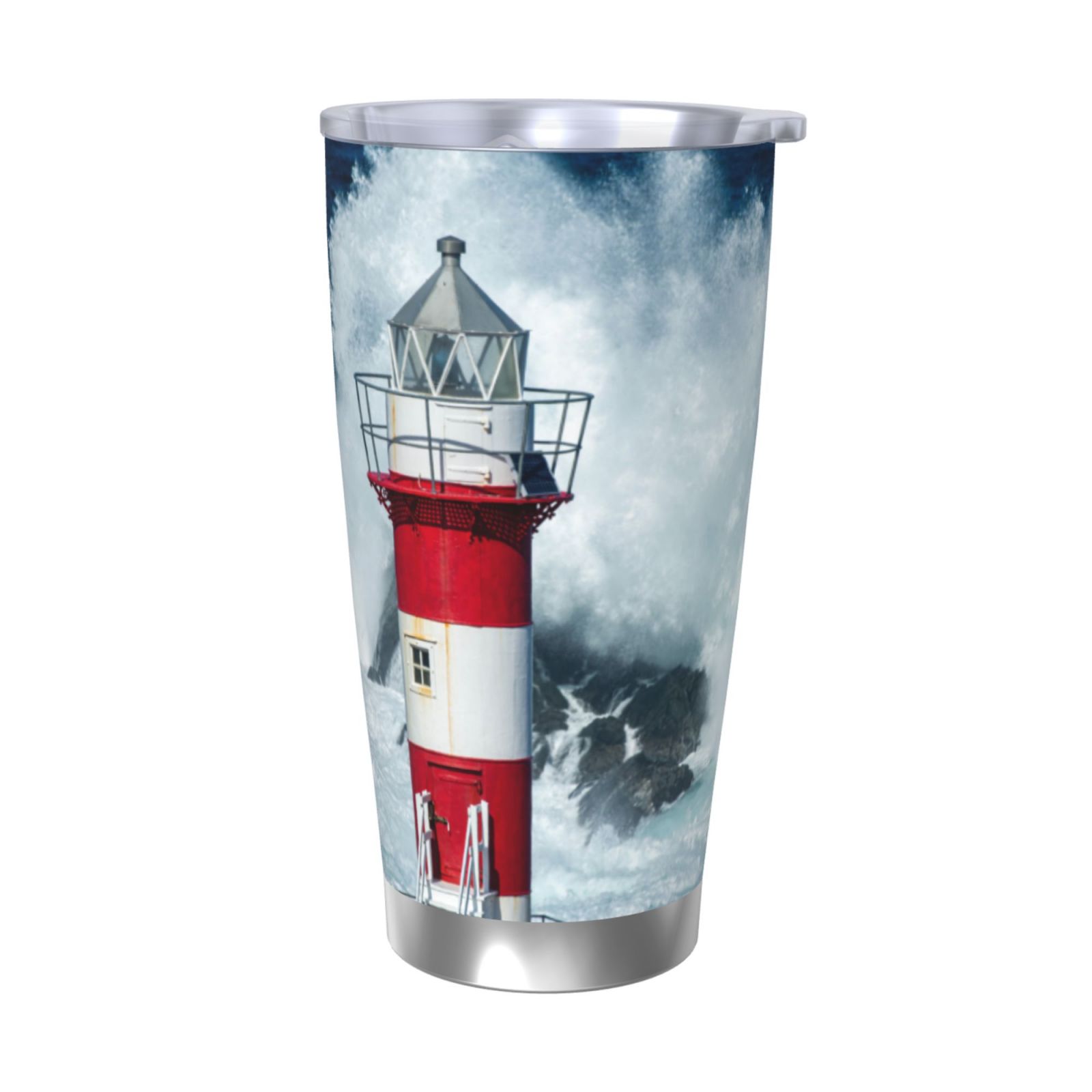 Bingfone Circular Lighthouse for 20 Oz Stainless Steel Travel Mug ...