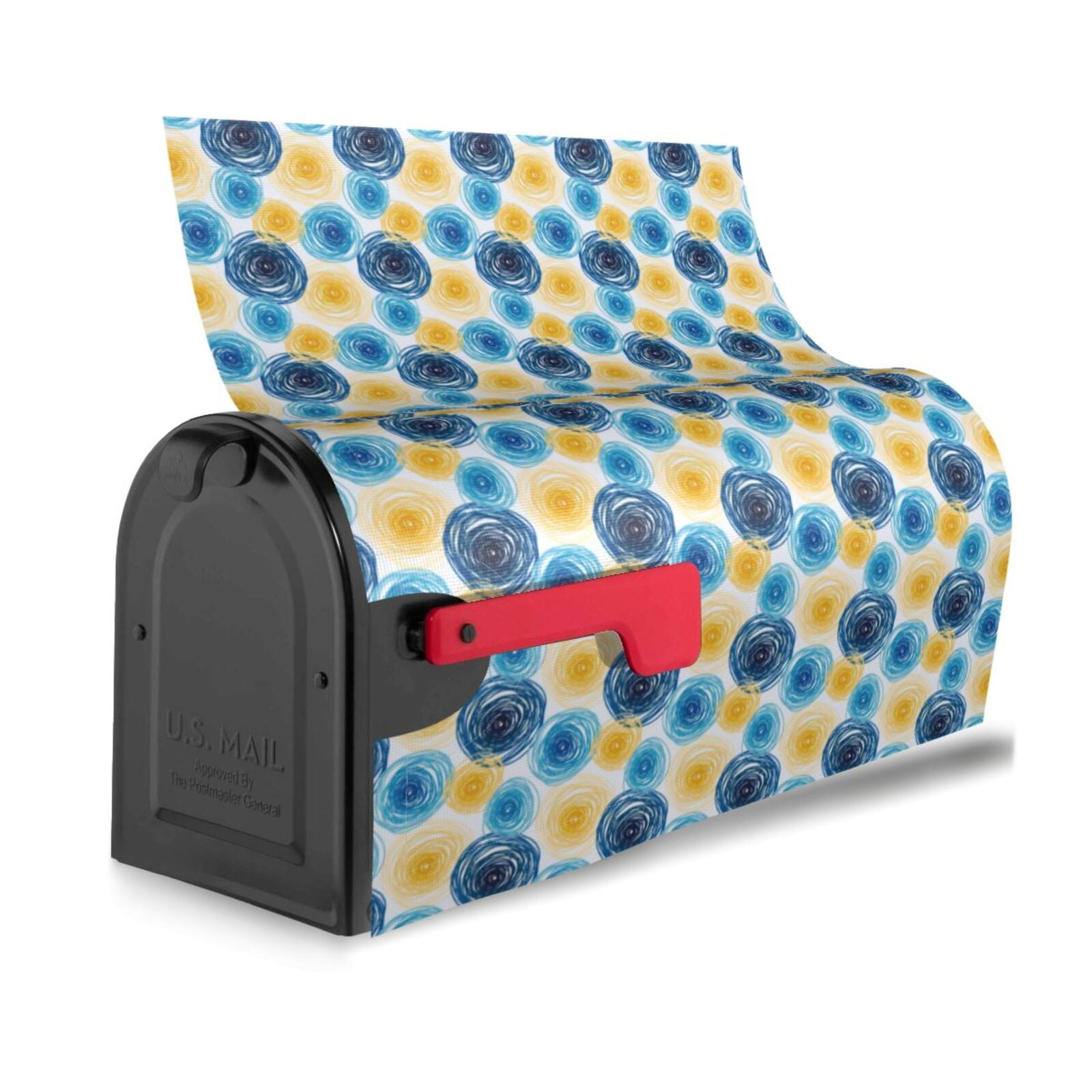 Bingfone Circular Magnetic Mailbox Cover Standard Size for Garden Yard ...