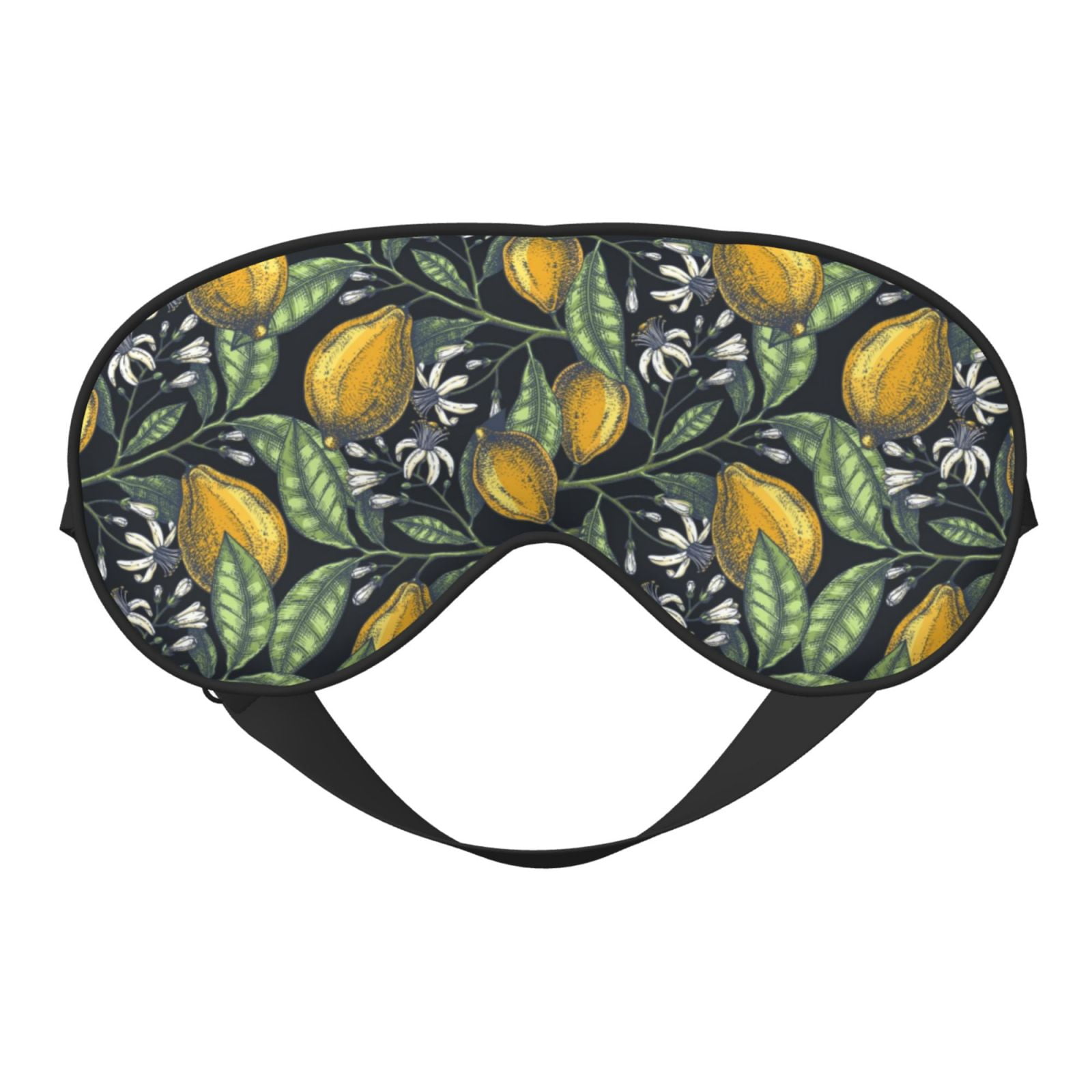Bingfone Citrus Fruits Elegant Lemons for Sleep Mask Eye Mask for Sleeping, Super Soft Blackout ...