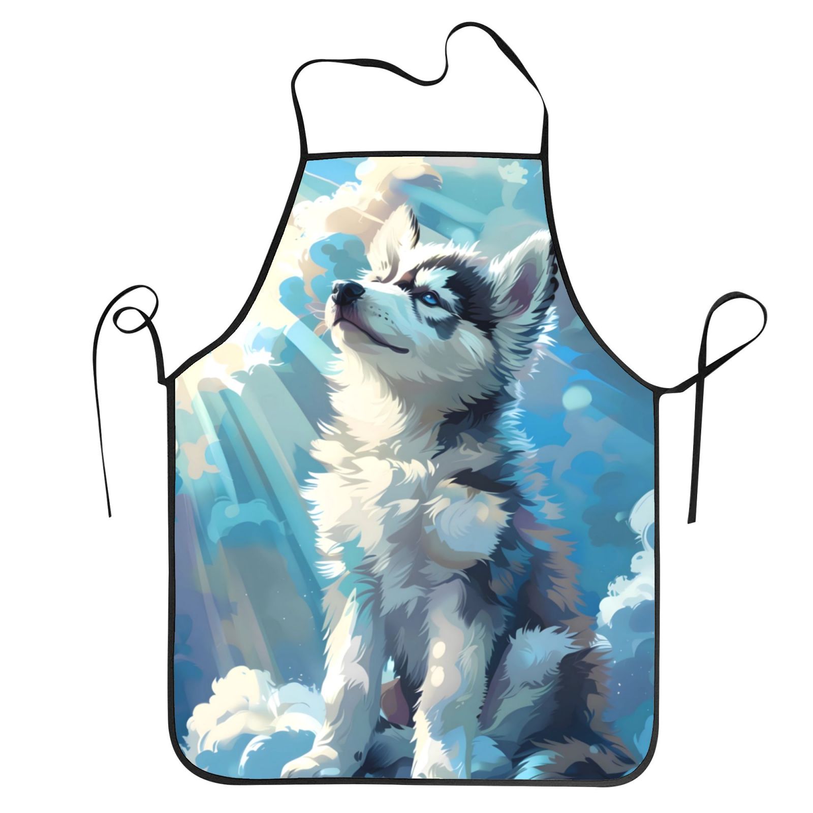 Bingfone Cloud Sunshine Puppy for Tie-up Apron, Unisex Waterproof and ...