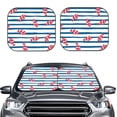 Bingfone Clown Fish Windshield Sun Shade 2-Piece Foldable Car Front ...