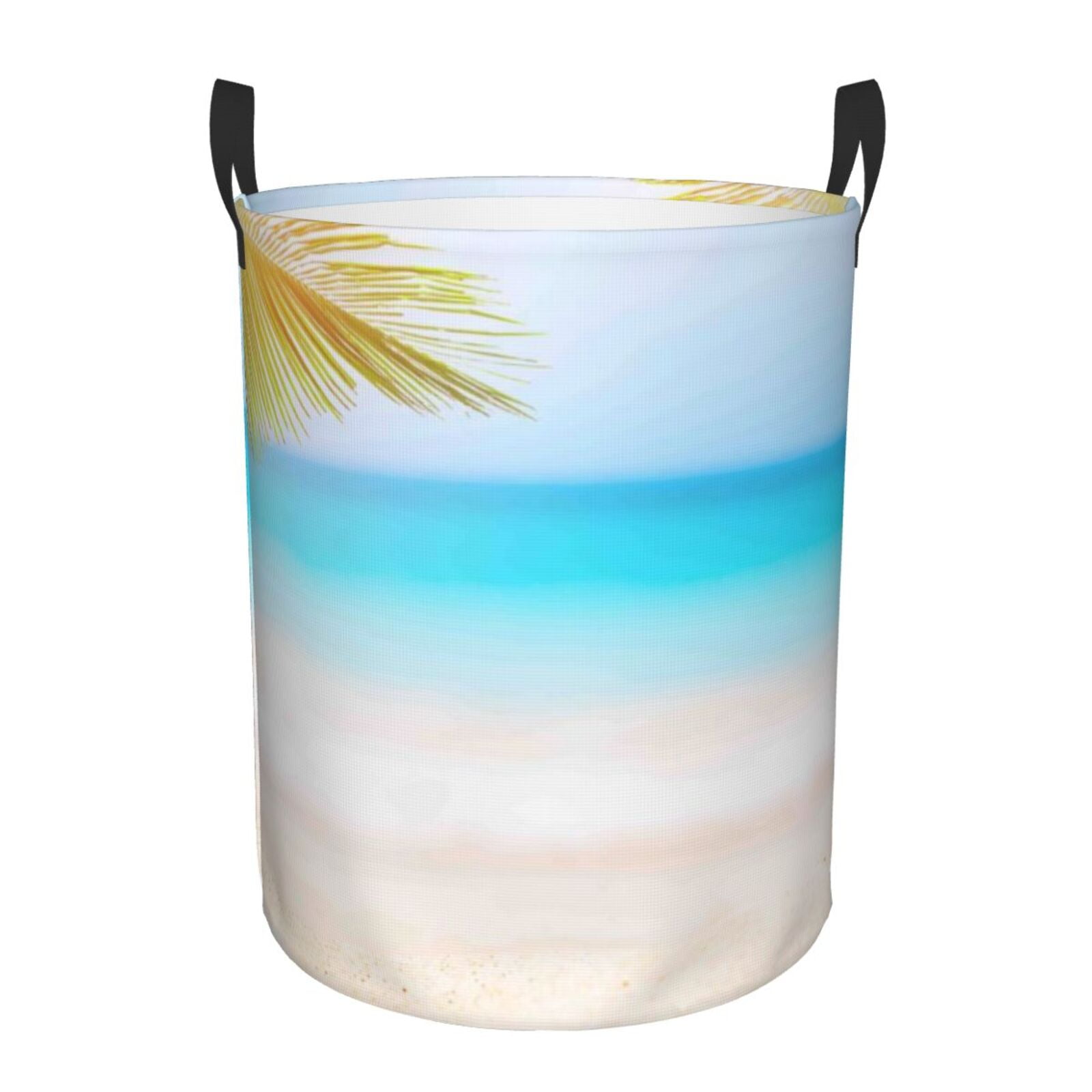 Bingfone Coconut Palm Tree On Beach Waterproof Foldable Laundry Hamper ...