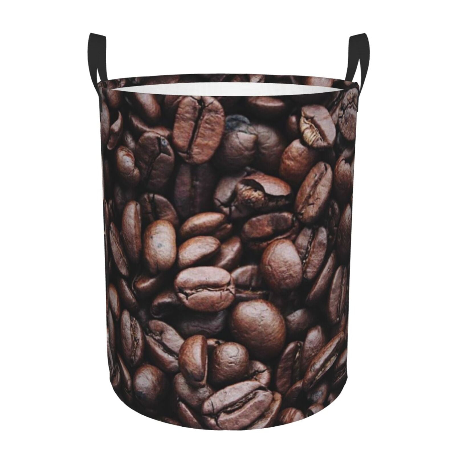 Bingfone Coffee Bean Waterproof Foldable Laundry Hamper Bucket With ...