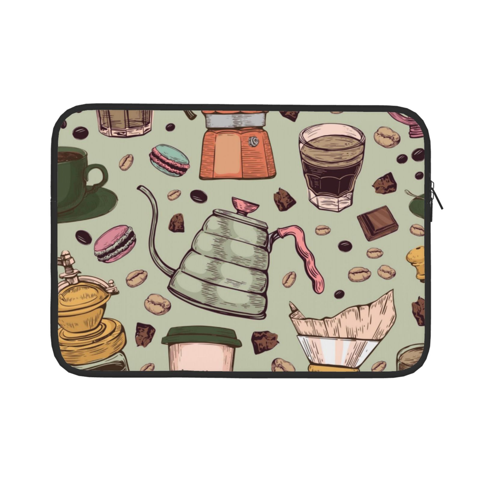 Bingfone Coffee Makers Macaroons Chocolate Laptop Sleeve Case 15 Inch ...