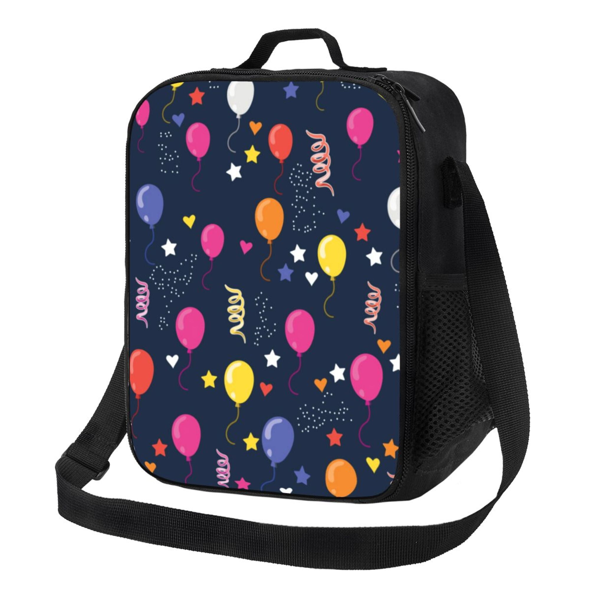 Bingfone Colored Balloons Reusable Insulated Lunch Bag Cooler for Work ...