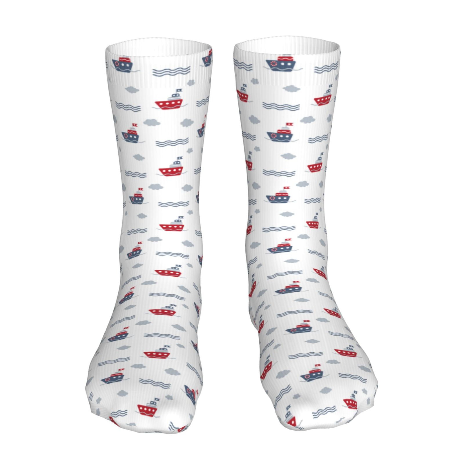 Bingfone Colored Sail Boats Prirnt Women's Men's Fun Pattern and Solid ...