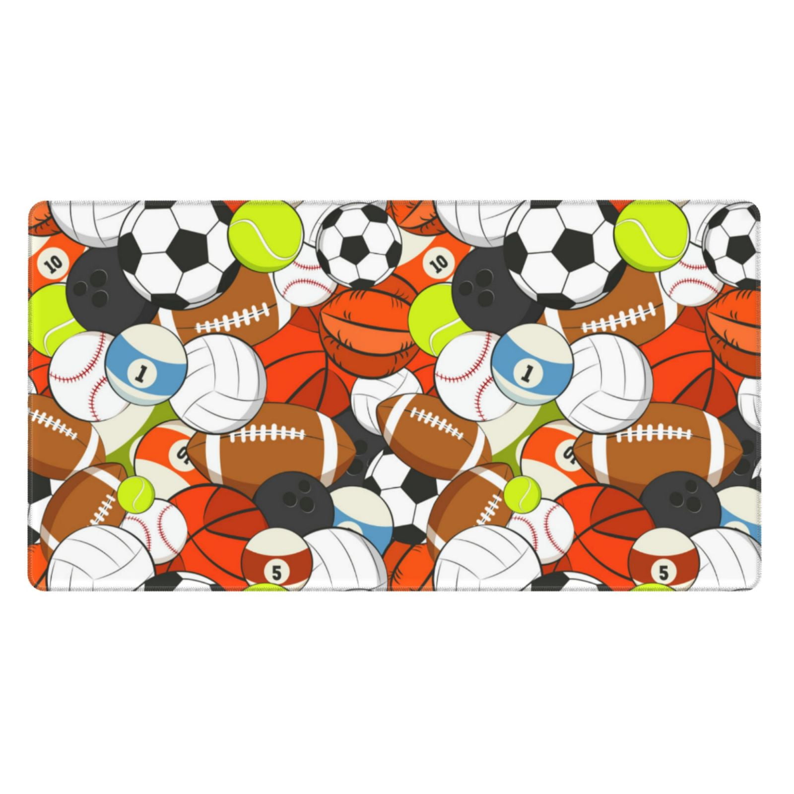 Bingfone Colorful Balls Large Gaming Mouse Pad,Extended Desk Mousepad ...