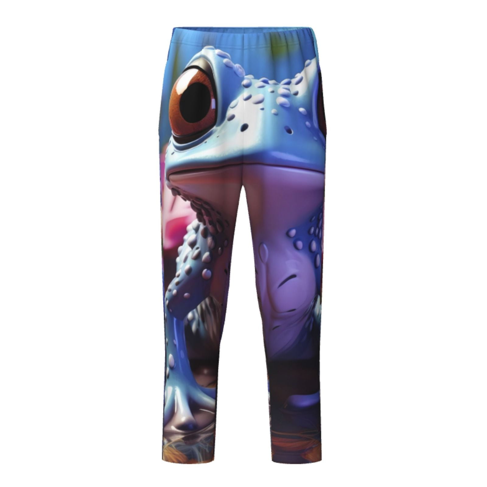 Bingfone Colorful Frog Among Flowers Print Boys Girls Pajama Pants ...