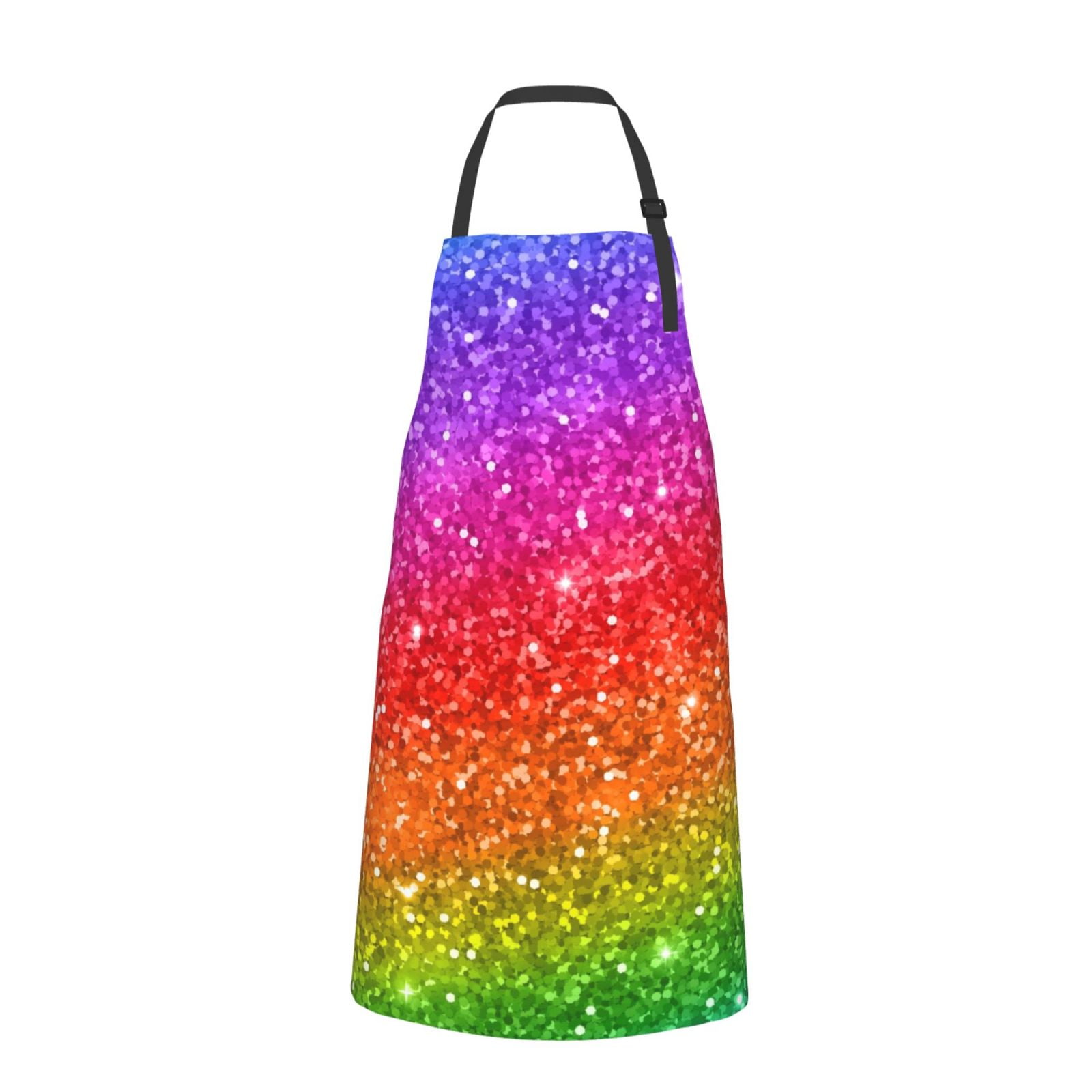 Bingfone Colorful Glitter Apron Gifts For Men, Women Professional Grade ...