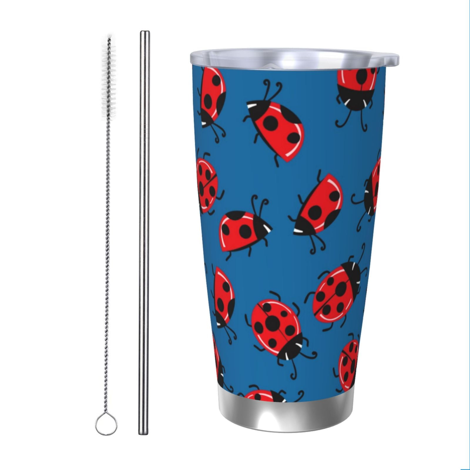 Bingfone Colorful Ladybird for 20 Oz Stainless Steel Travel Mug Double ...