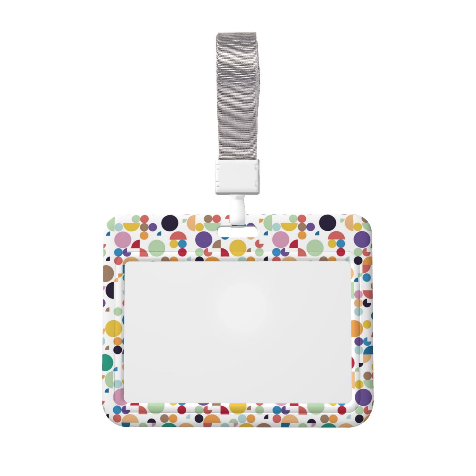 Bingfone Colorful Spots Card Badge Holder,for Girls Girly Women 4 x 3 ...