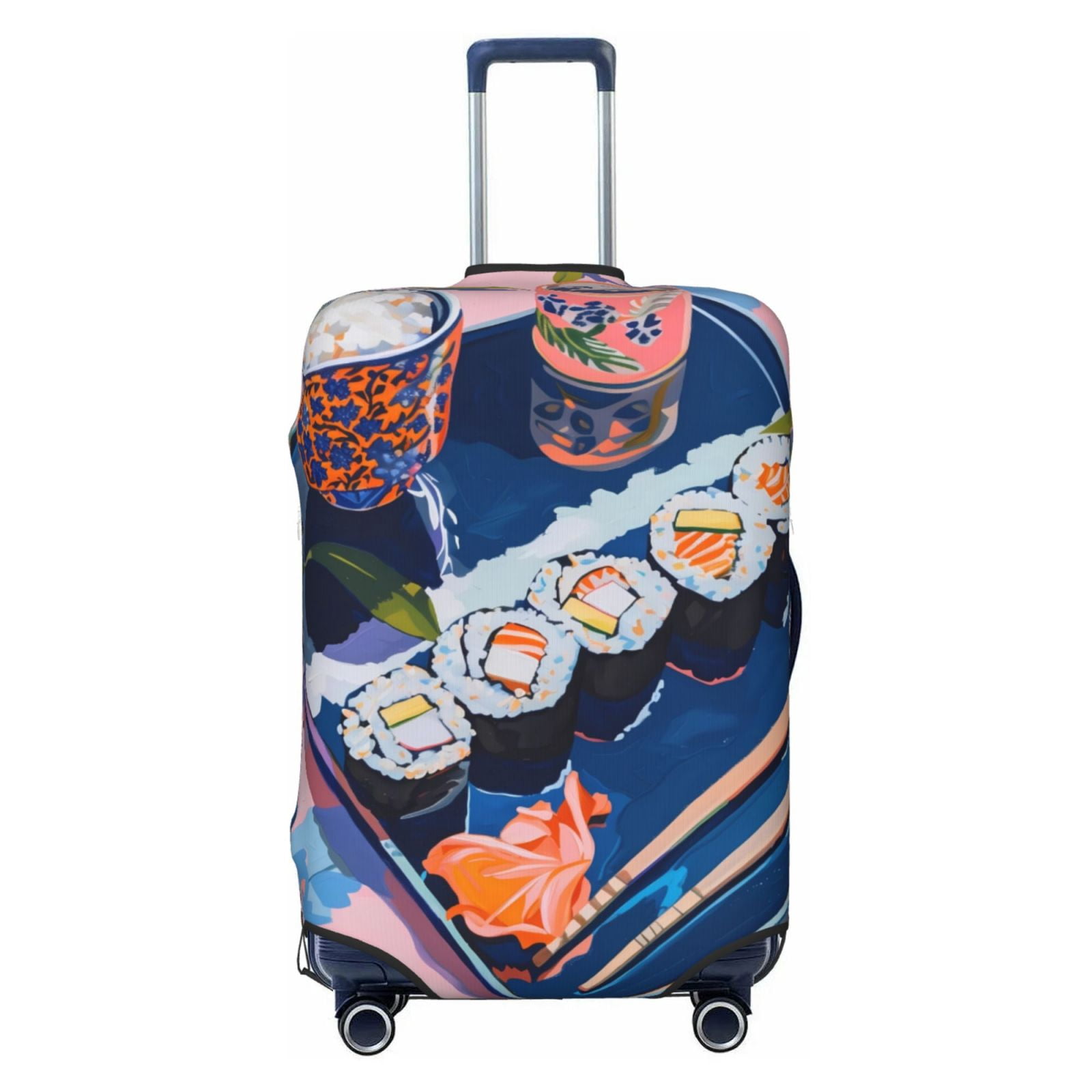 Bingfone Colorful Sushi Food Art Luggage Cover Washable Suitcase Cover ...