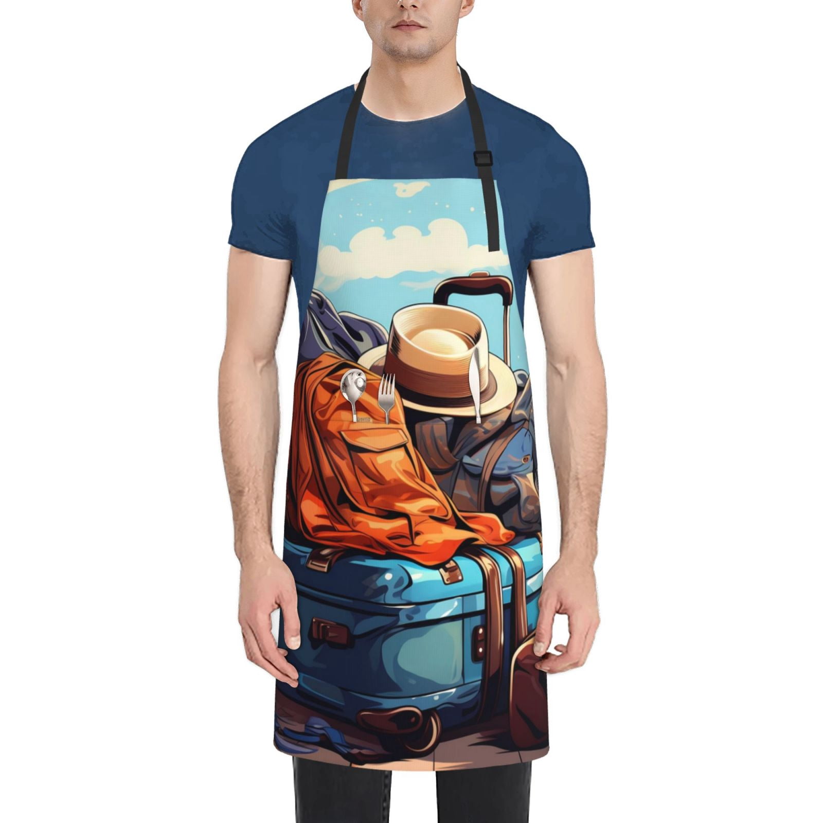 Bingfone Colorful Travel Luggage Gear Apron Gifts For Men, Women ...