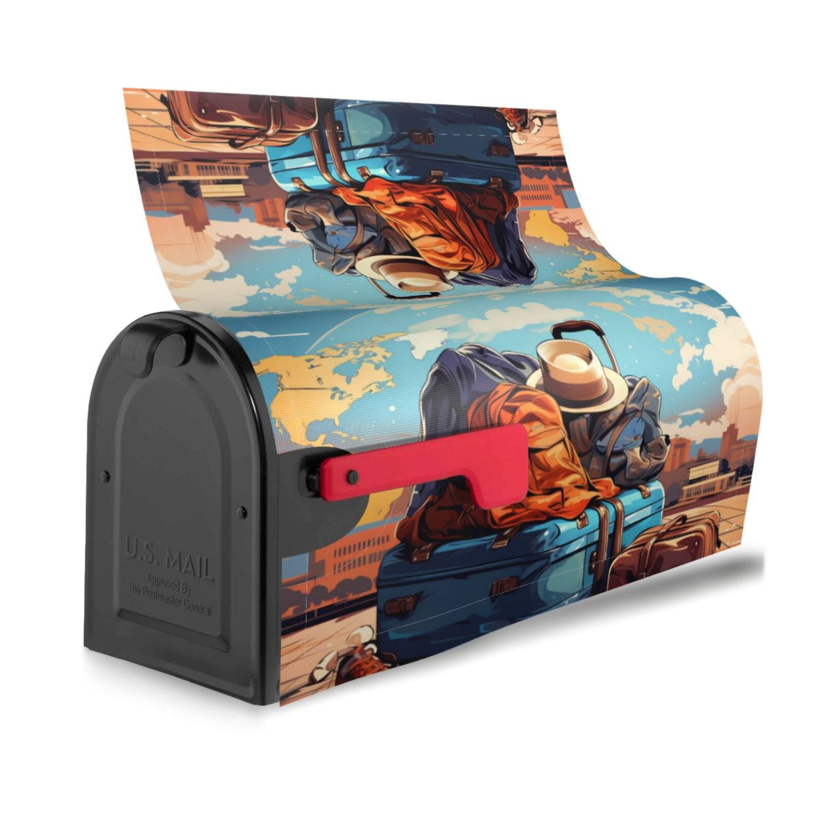 Bingfone Colorful Travel Luggage Gear Magnetic Mailbox Cover Standard ...