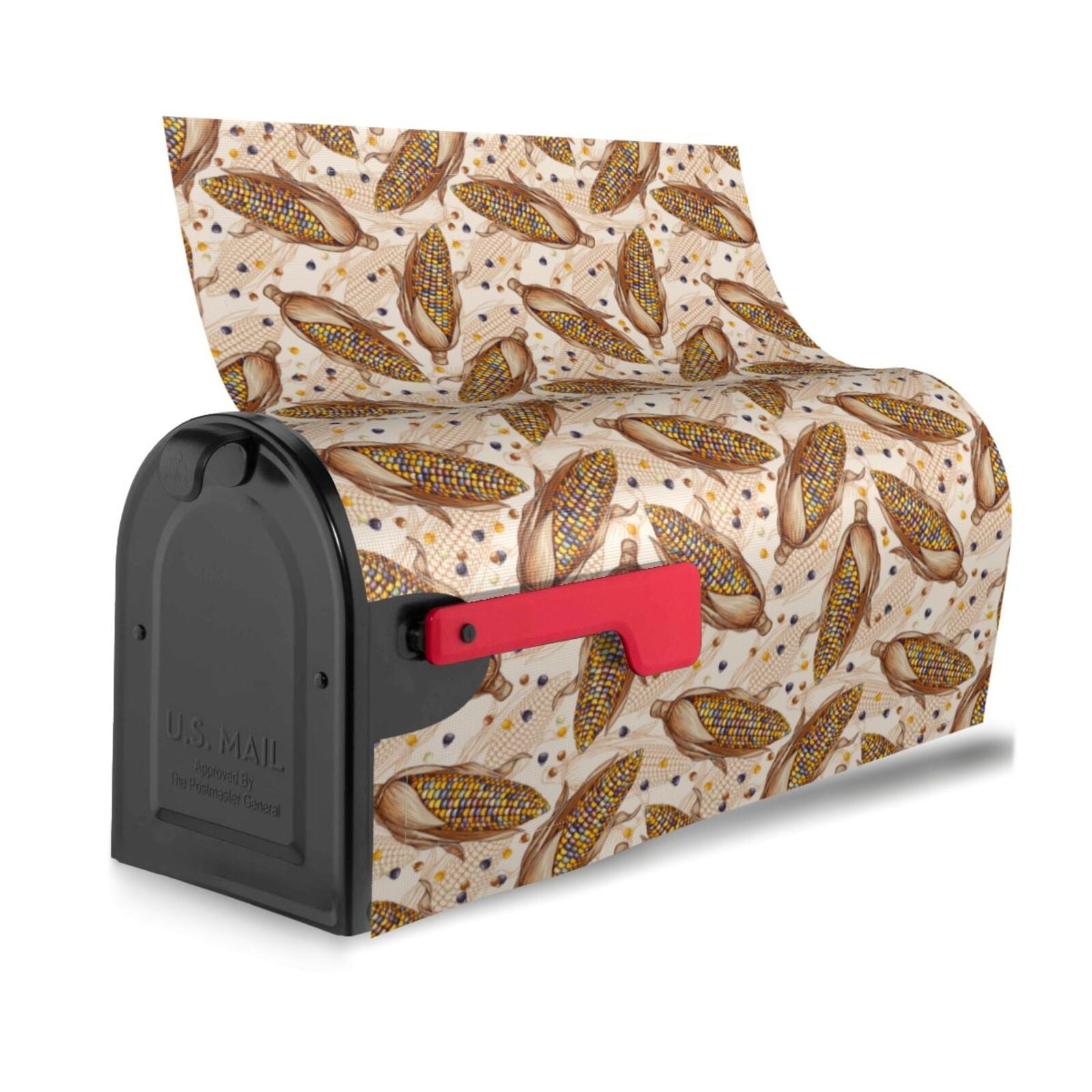Bingfone Colorful Vintage Corn Magnetic Mailbox Cover Standard Size for ...