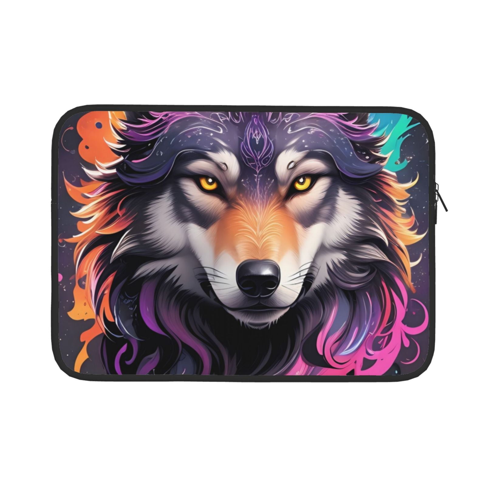 Bingfone Colorful Wolf Head A Laptop Sleeve Case 13 inch , 360 ...