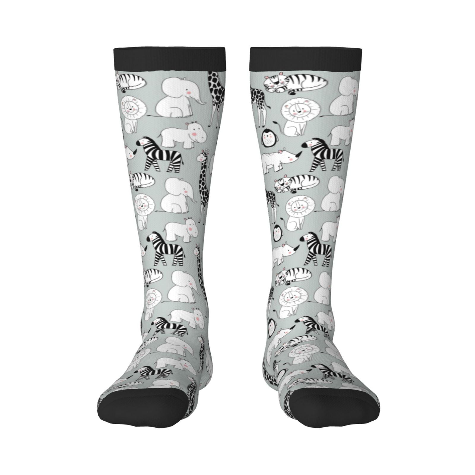Bingfone Compression Socks For Women And Men Long Socks For Running ...
