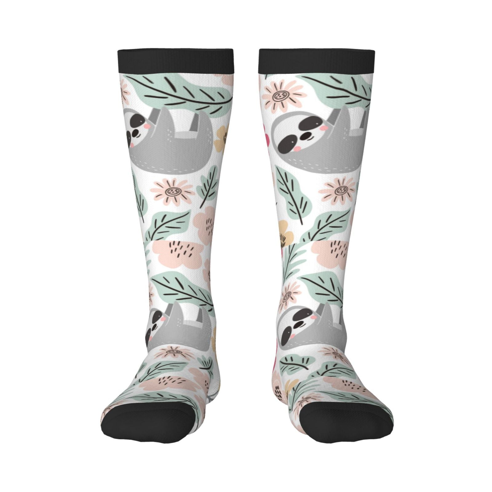 Bingfone Compression Socks For Women And Men Long Socks For Running ...